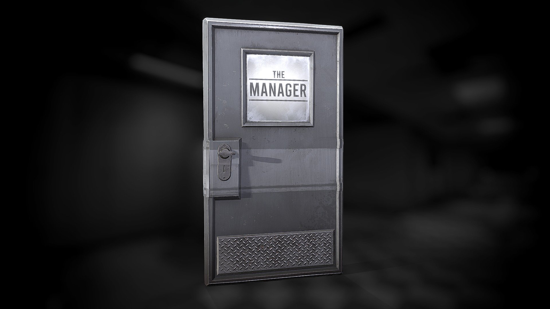 Manager's Office Door - Download Free 3D model by Liam Moffitt ...