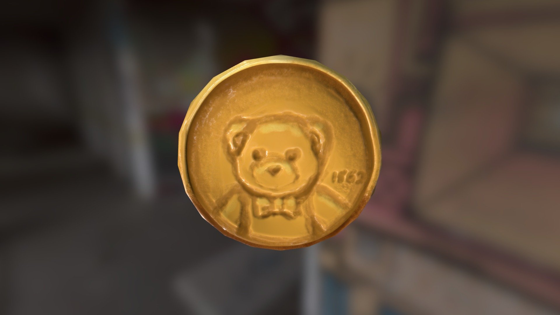 Teddy Coin - 3D model by rachellaughman [0377d66] - Sketchfab