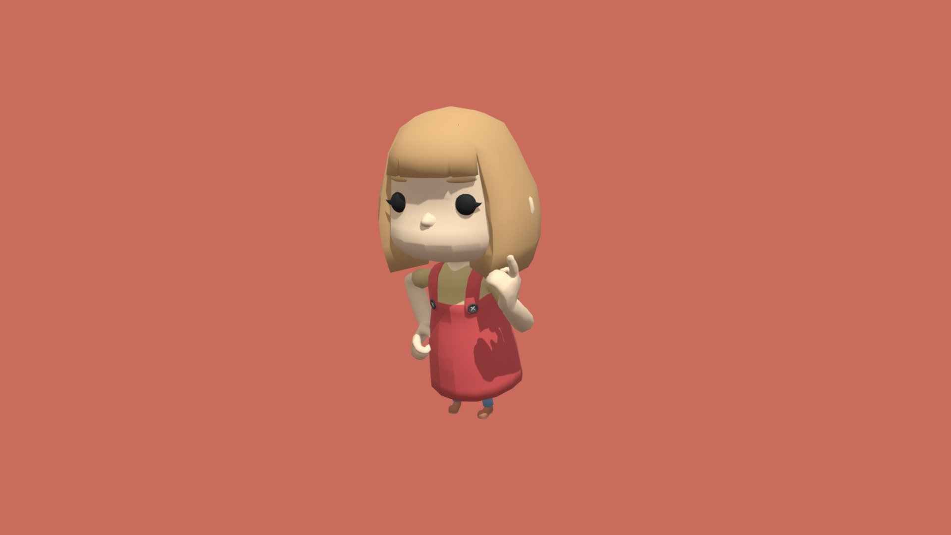 Girl0 for Unity - 3D model by Sigmoid Button Assets (@sigmoidbutton ...