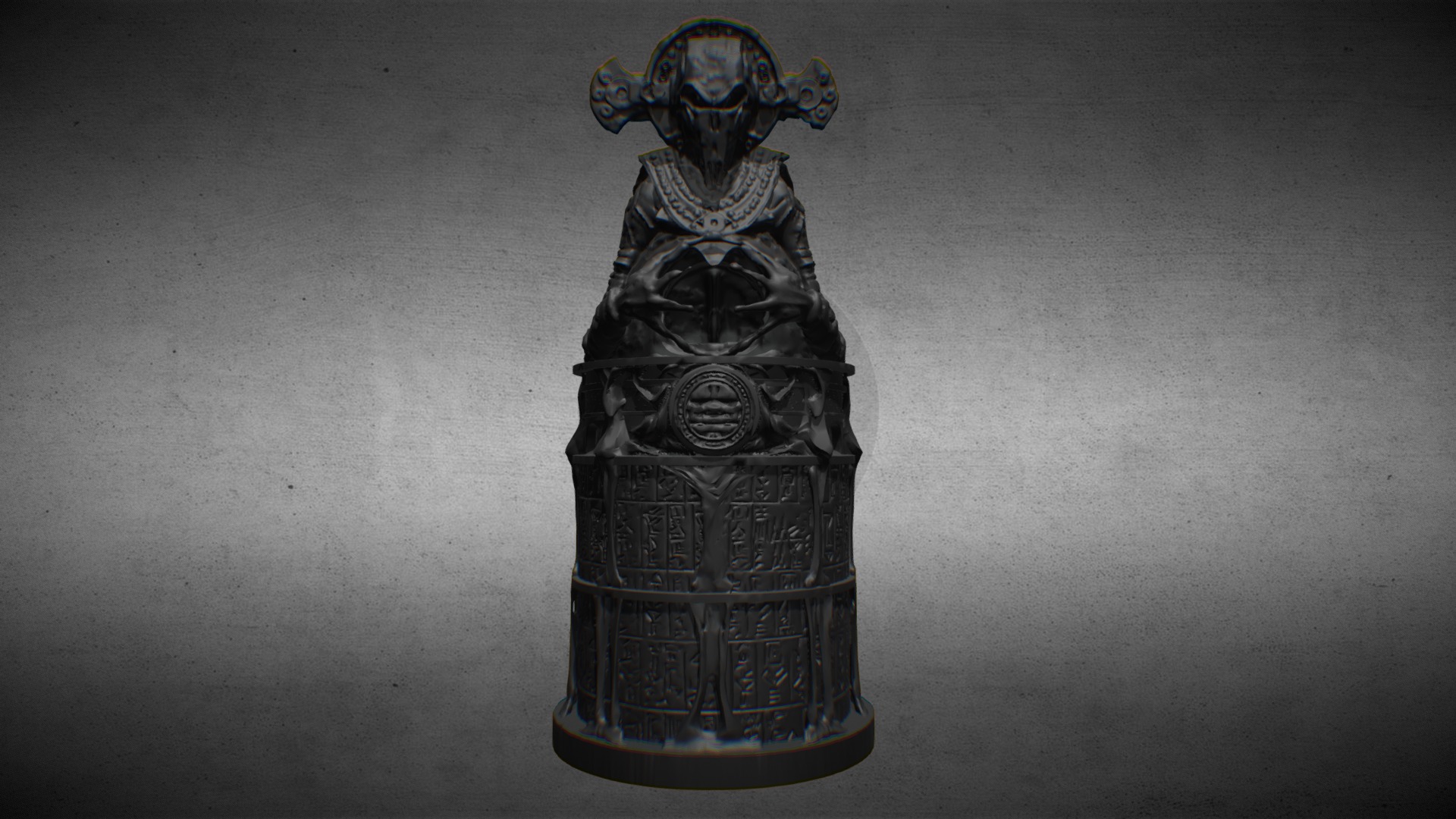 The Ferryman - Temple Column - Aztec A - 3D model by weirdy [037bc97 ...