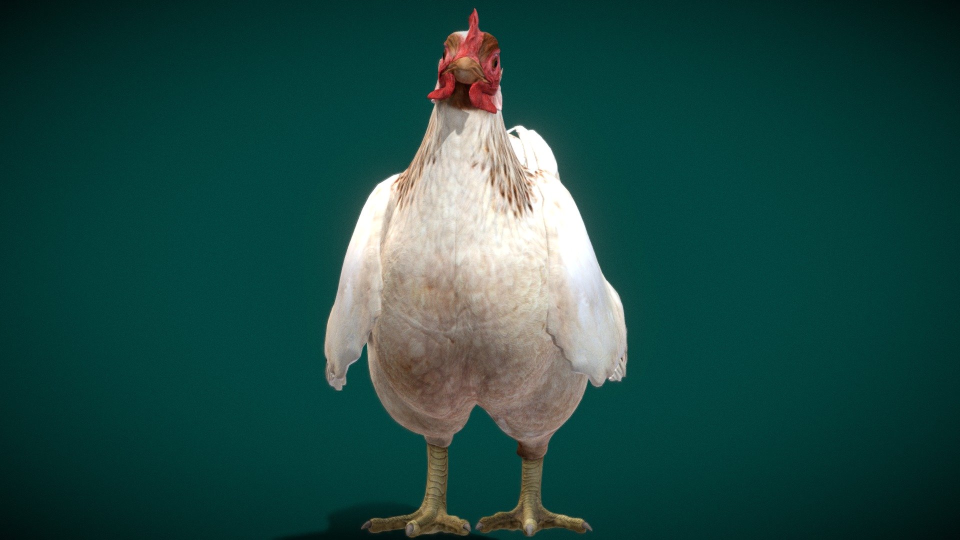 Hen The Chick (Game Redy) - Buy Royalty Free 3D model by ...