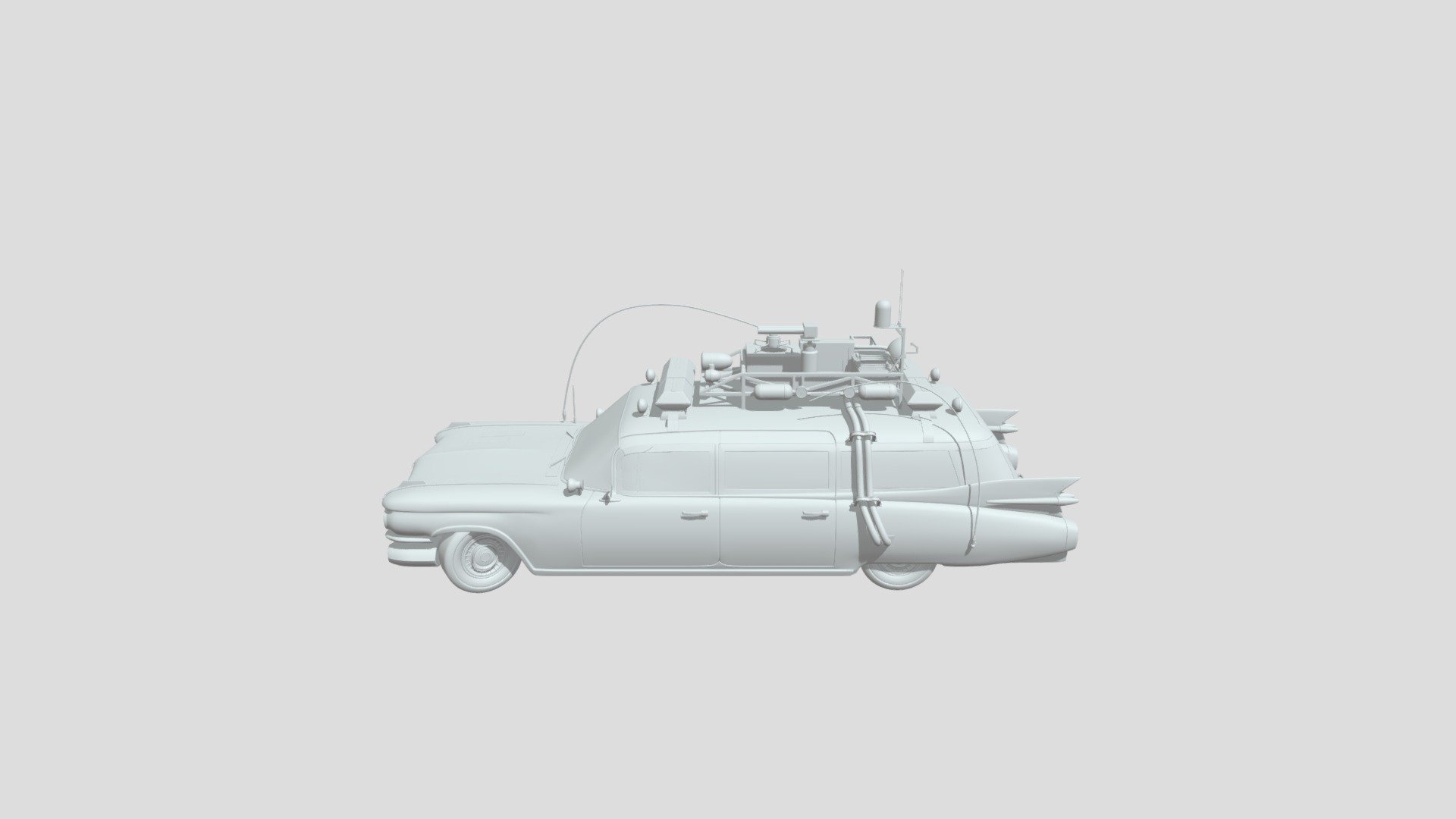 Ecto-1 - 3D model by maverix95 [037c9ad] - Sketchfab