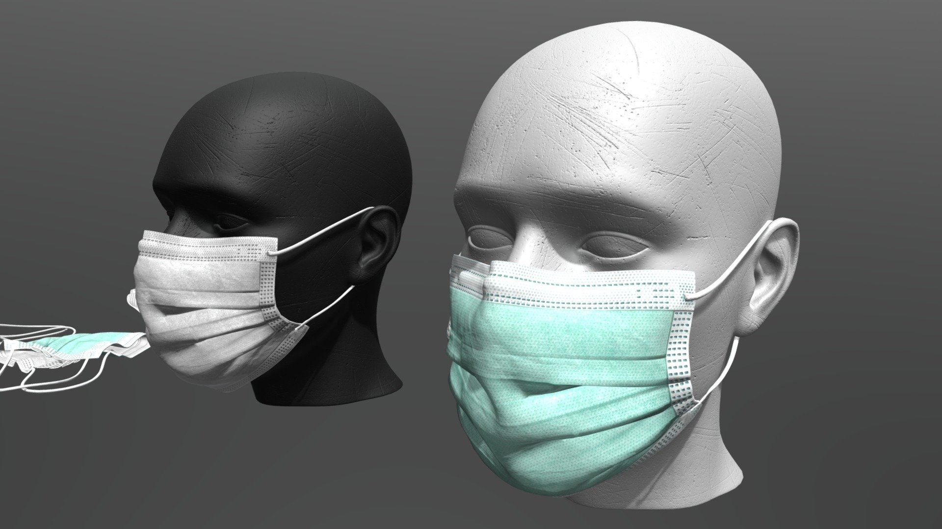 Disposable Soft Medical Masks - 3D model by pactakt [037ca7b] - Sketchfab