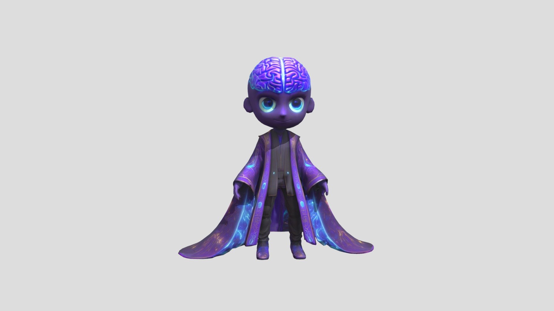 Neon Mind Wizard - 3D model by maryamehghaghi10 [037d3c6] - Sketchfab