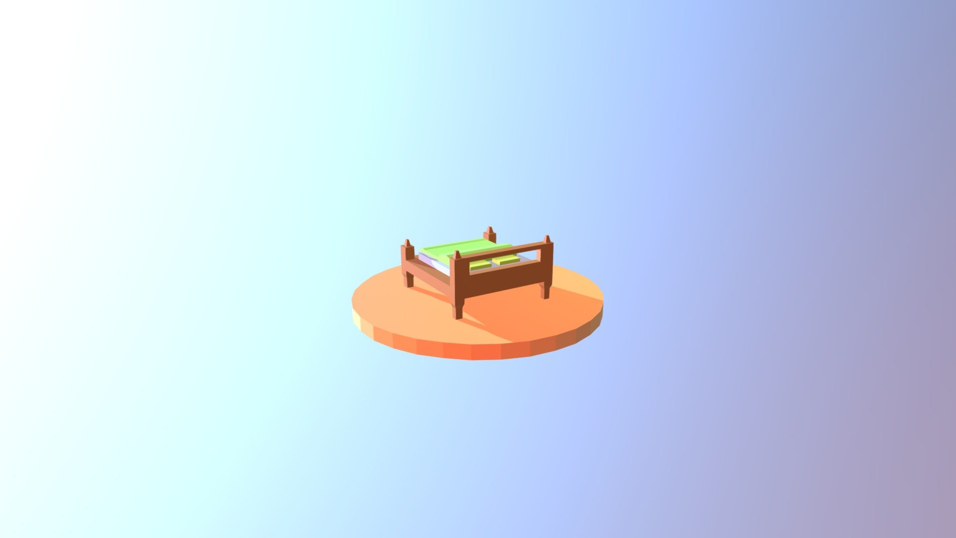 Bed - 3D model by Marian.Alexandru [037fbef] - Sketchfab