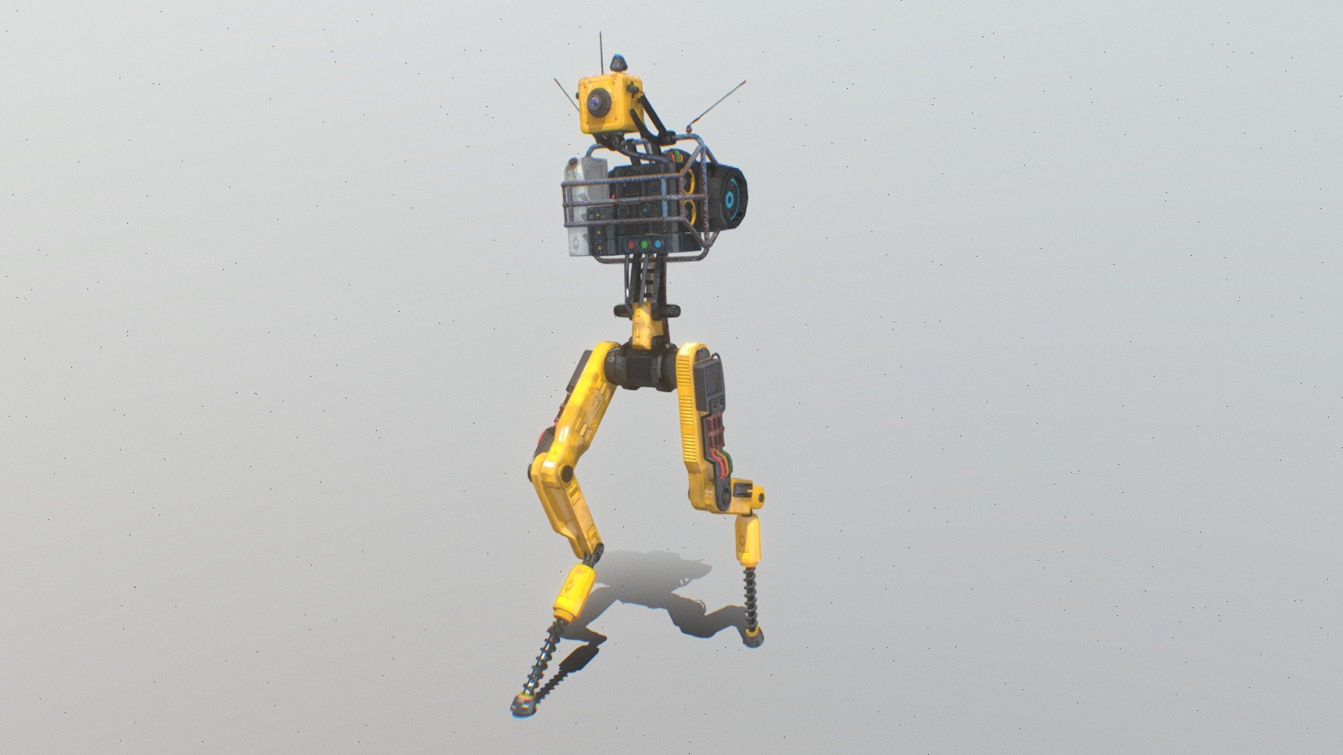"SAL" - The salvaged bot. - Download Free 3D model by Count Infinity ...