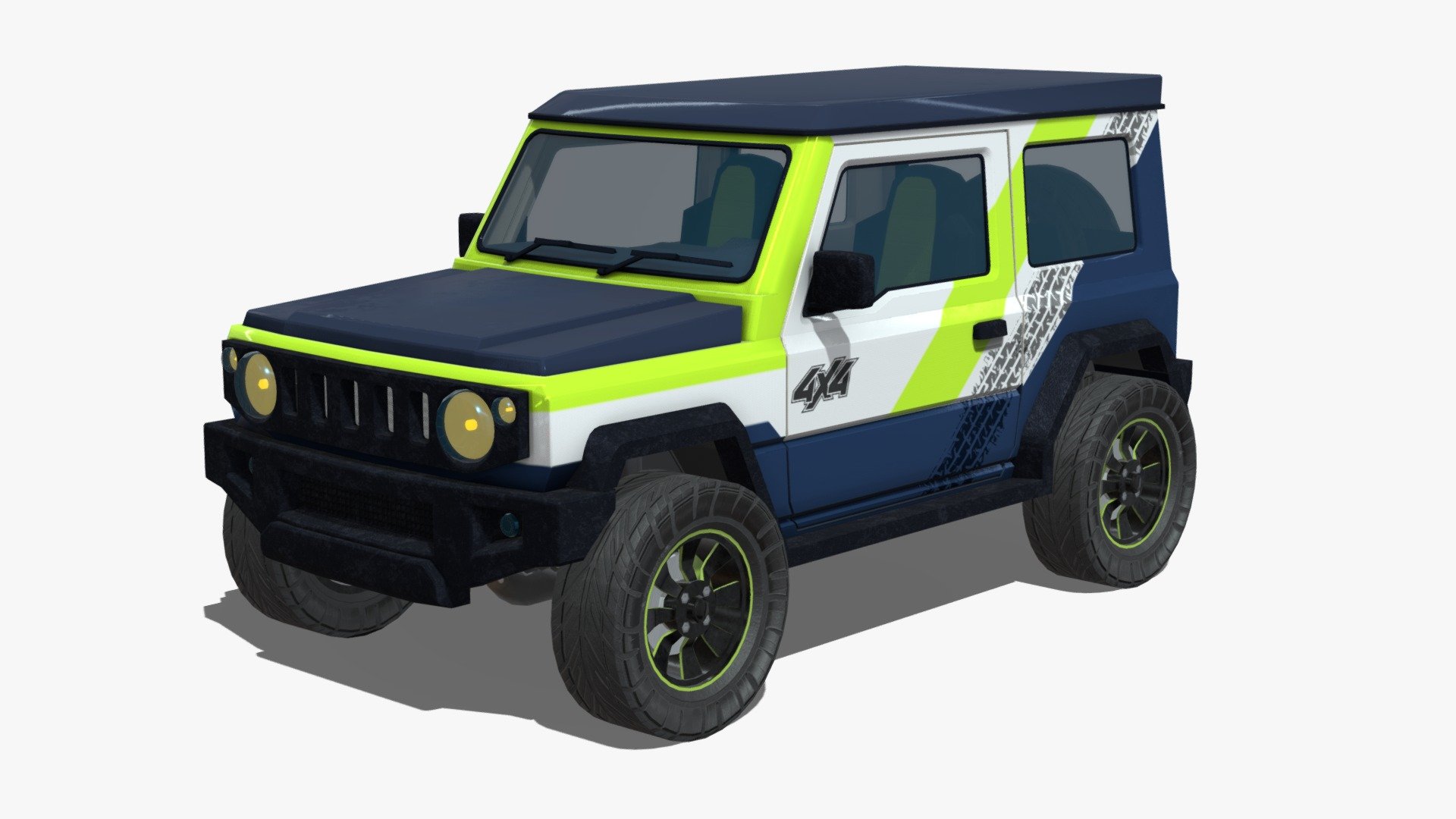 Jeep Suzuki Jimny 4x4 car - 3D model by Egor Liashchuk (@egorliashchuk ...