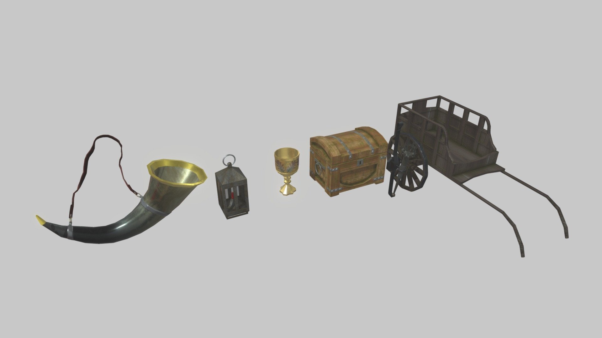Medieval Props - 3D model by Jacob Hardman (@JDHardman) [0382c15 ...