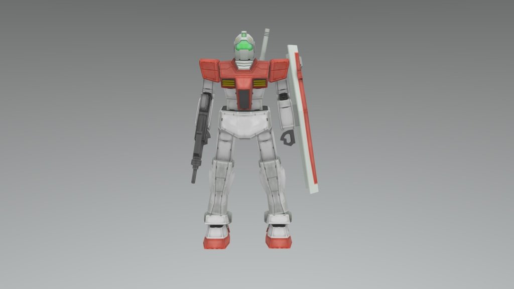 GM/GUNDAM - 3D model by wallLong (@nunoki) [0384785] - Sketchfab