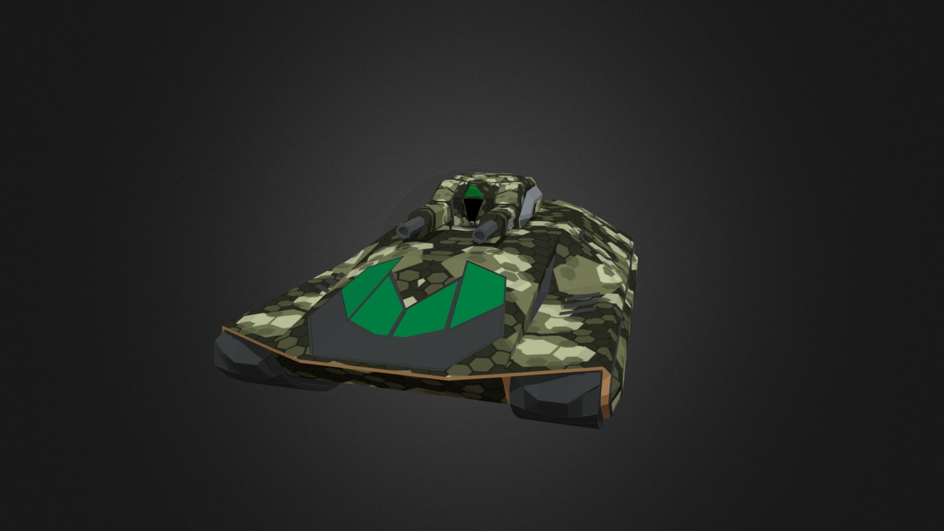 Hunter Tank Low Poly - 3D model by slplayer [0385743] - Sketchfab