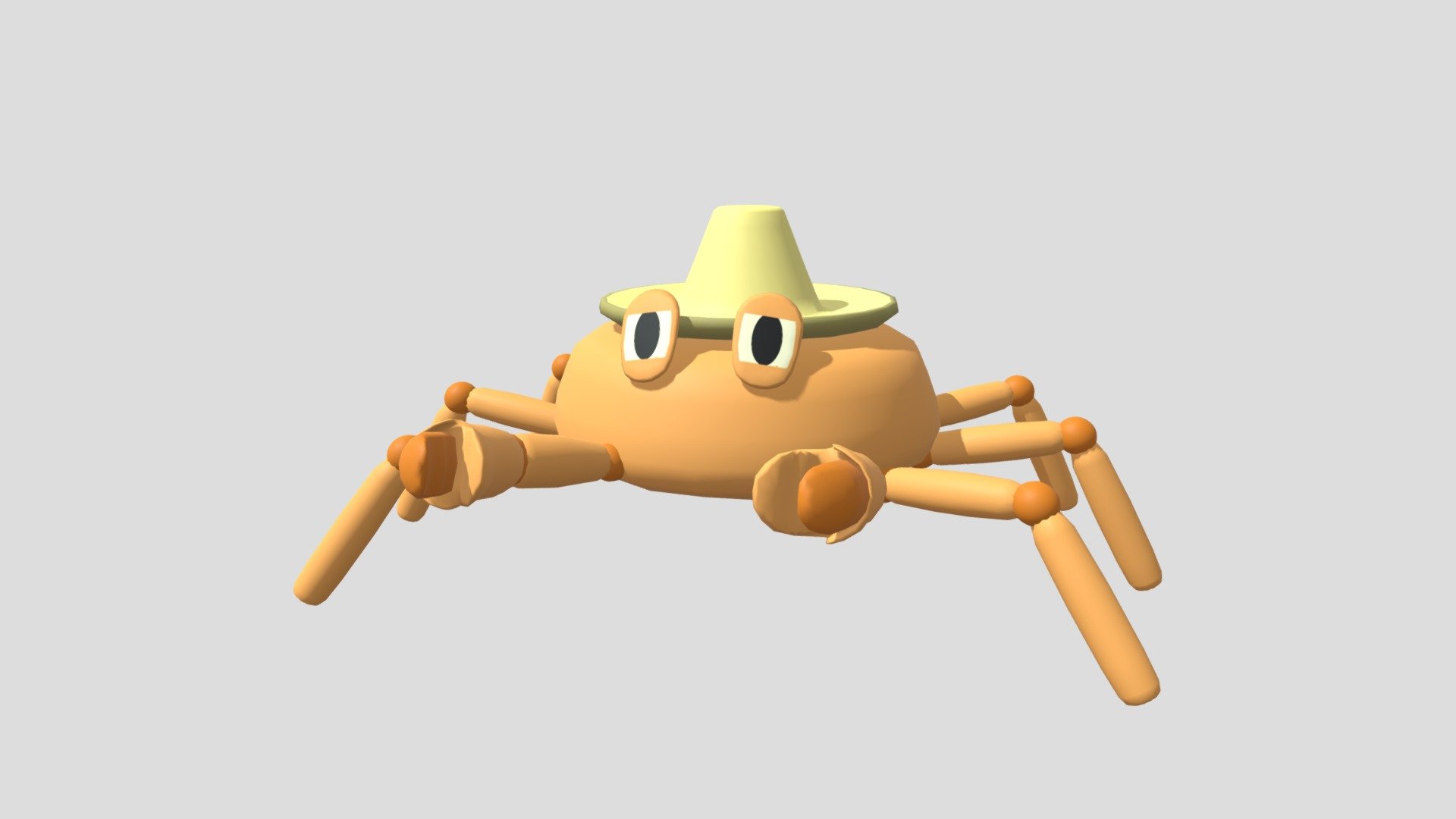 Crab Character - 3D model by rhyslunn20 [038642e] - Sketchfab