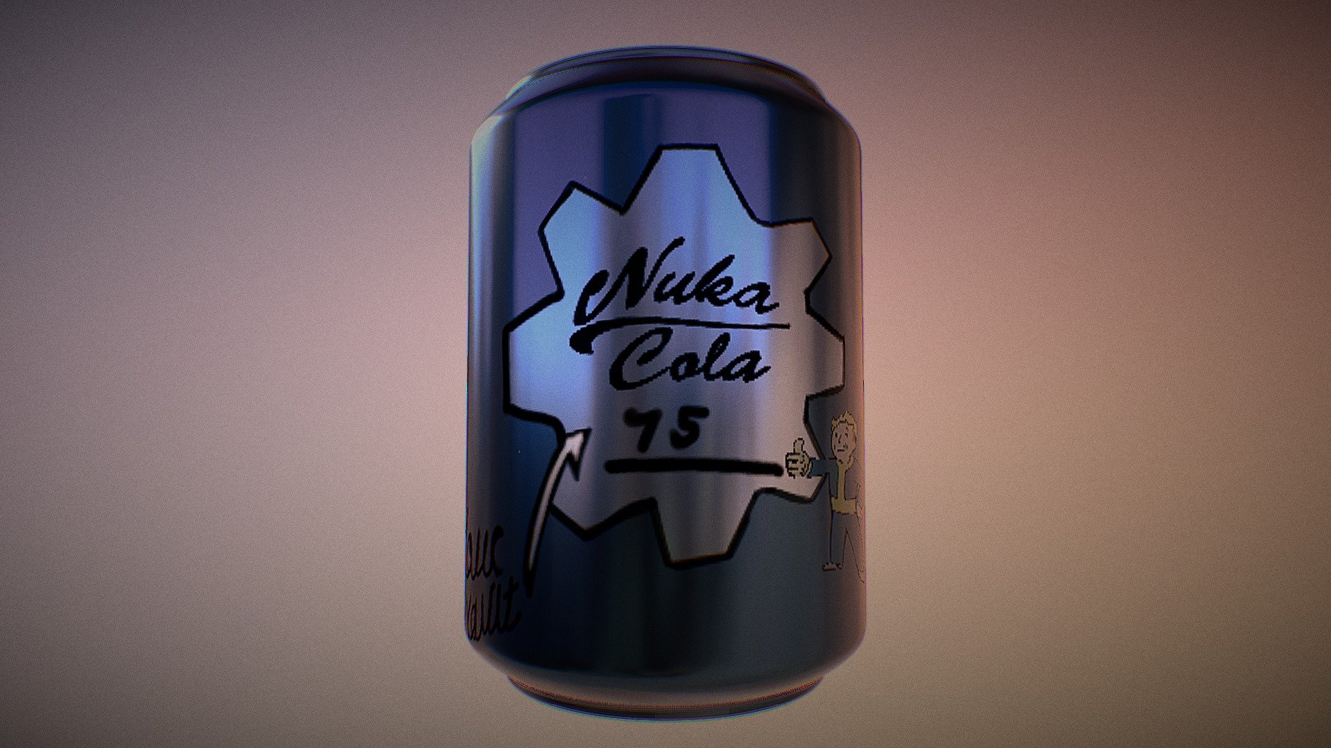Fallout can - 3D model by dokyoo17 [038678a] - Sketchfab
