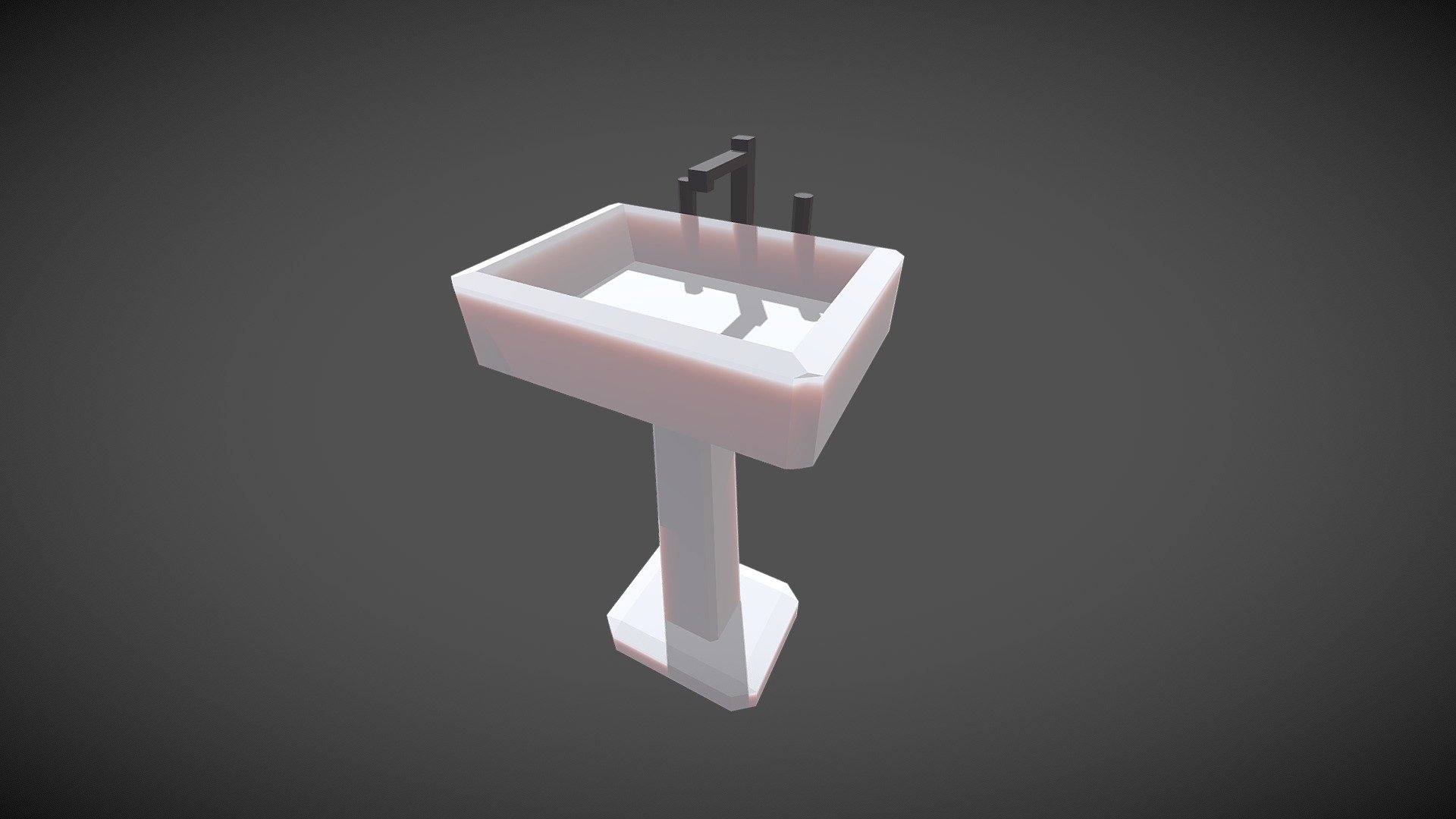 TCA - Low-Poly Bathroom Sink - 3D model by ezrahafner [038680a] - Sketchfab