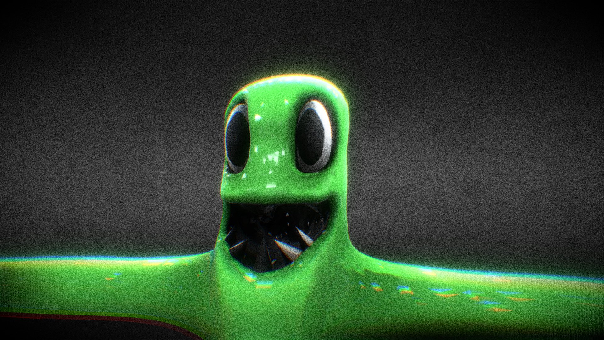 Rainbow Friends (Green Made By Me) - Download Free 3D model by Shroomy ...