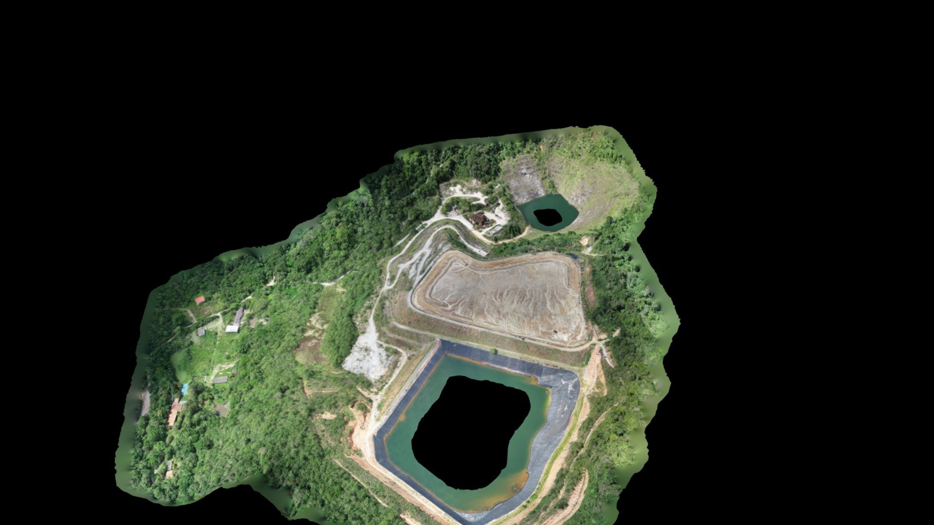 Mina de ouro, Rio Acima (MG), baixa definição - 3D model by MODGIS ...