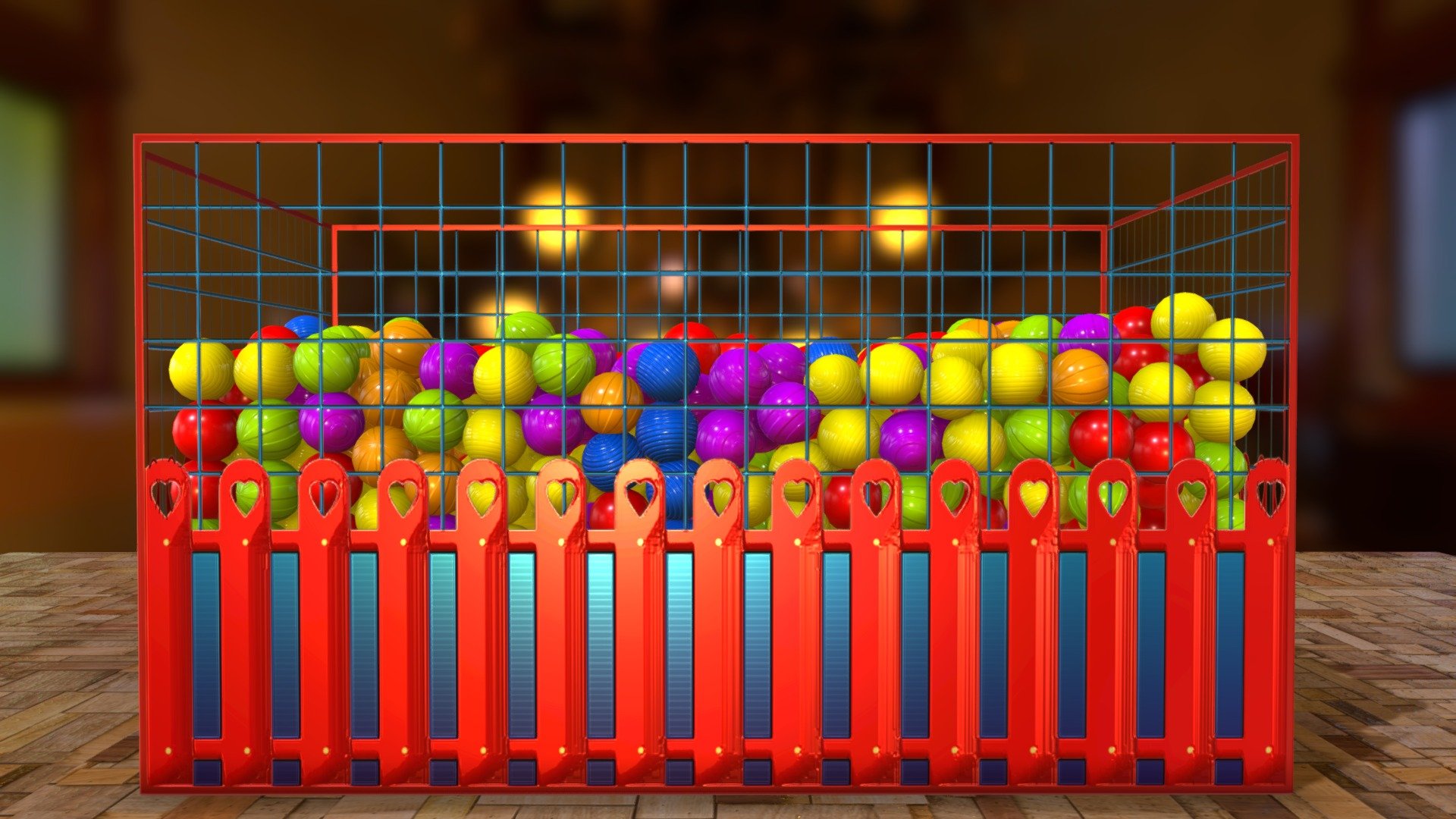 Ballpit with a surprise - Download Free 3D model by Miguelangelo ...