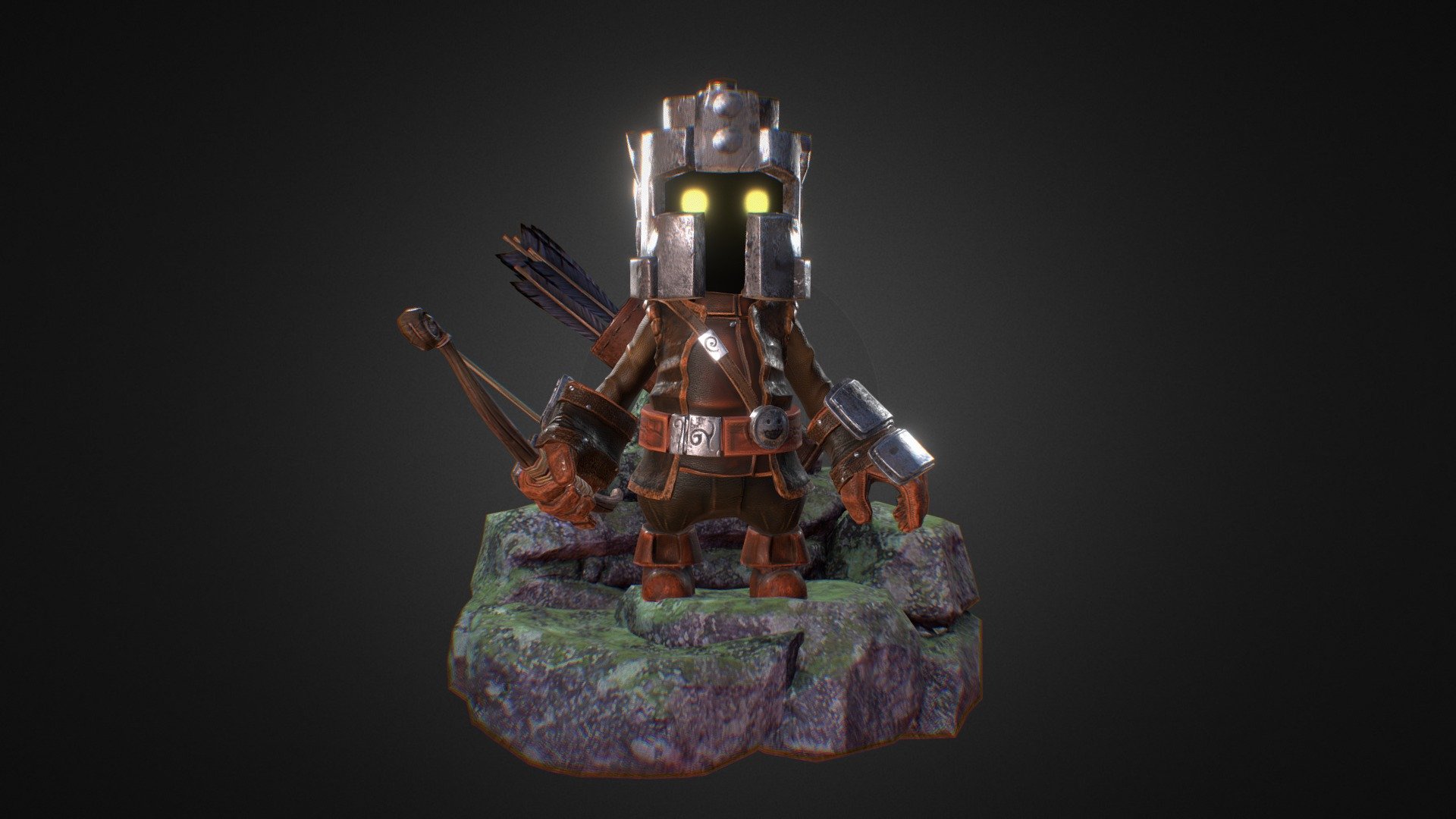 Little archer model - 3D model by HendrikCoppens [0387d24] - Sketchfab