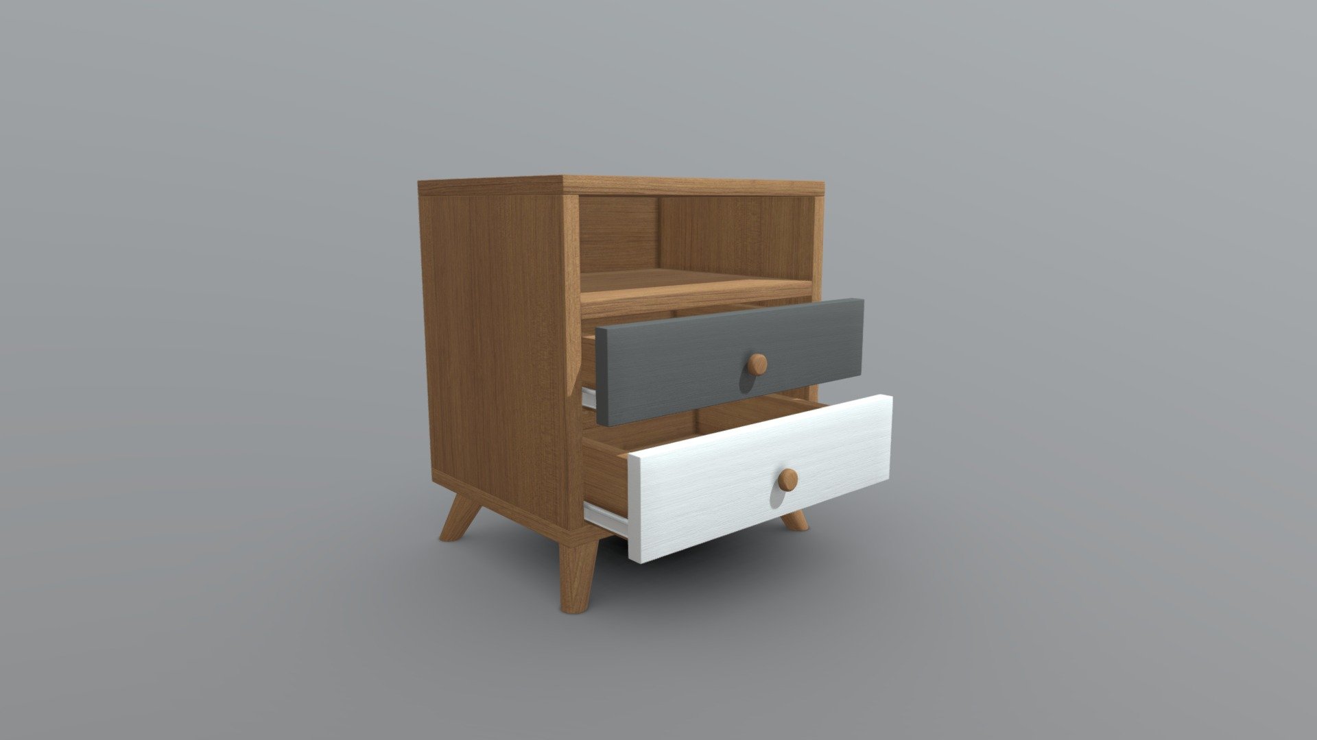 Artiss Bedside Tables Drawers 42x32x48 - Buy Royalty Free 3D model by ...