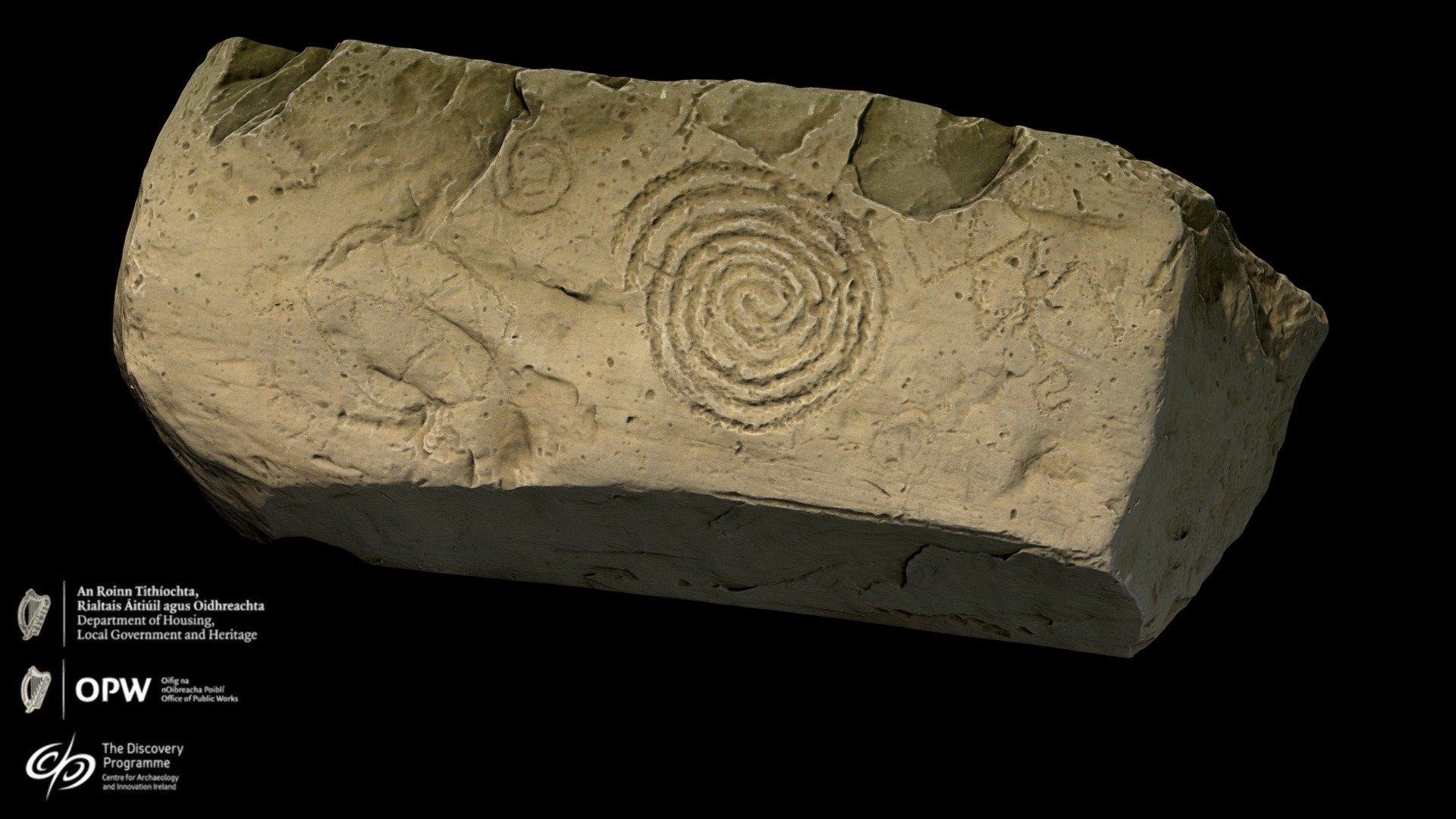 Kerbstone 38, Knowth (Photo) - 3D model by The Discovery Programme ...