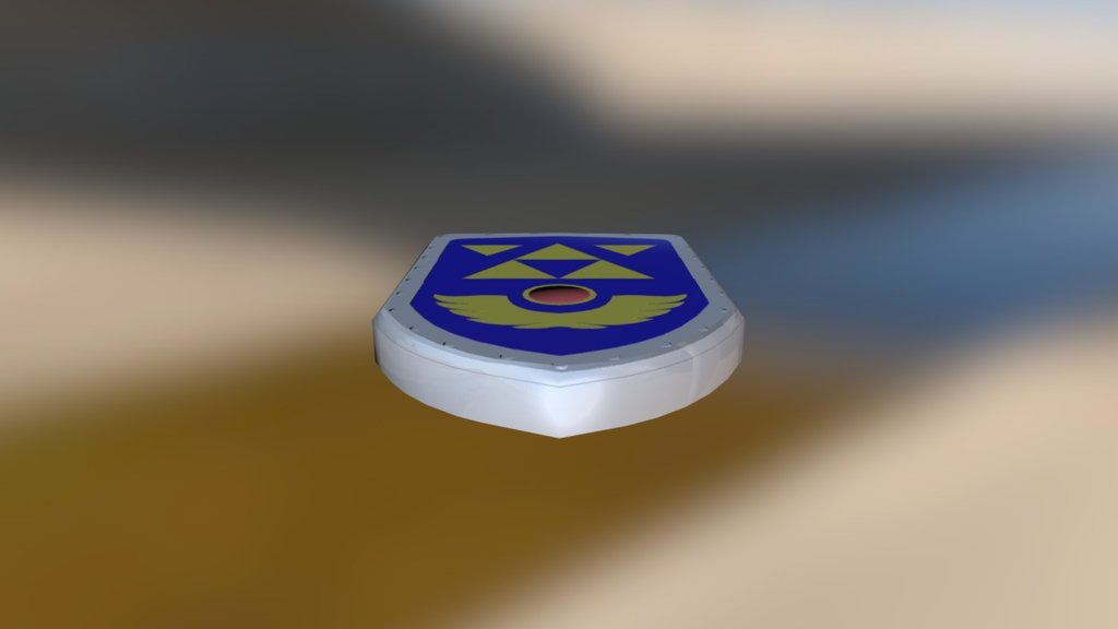 Link's Awakening Shield - 3D model by isaactrujillo [038a2d9] - Sketchfab