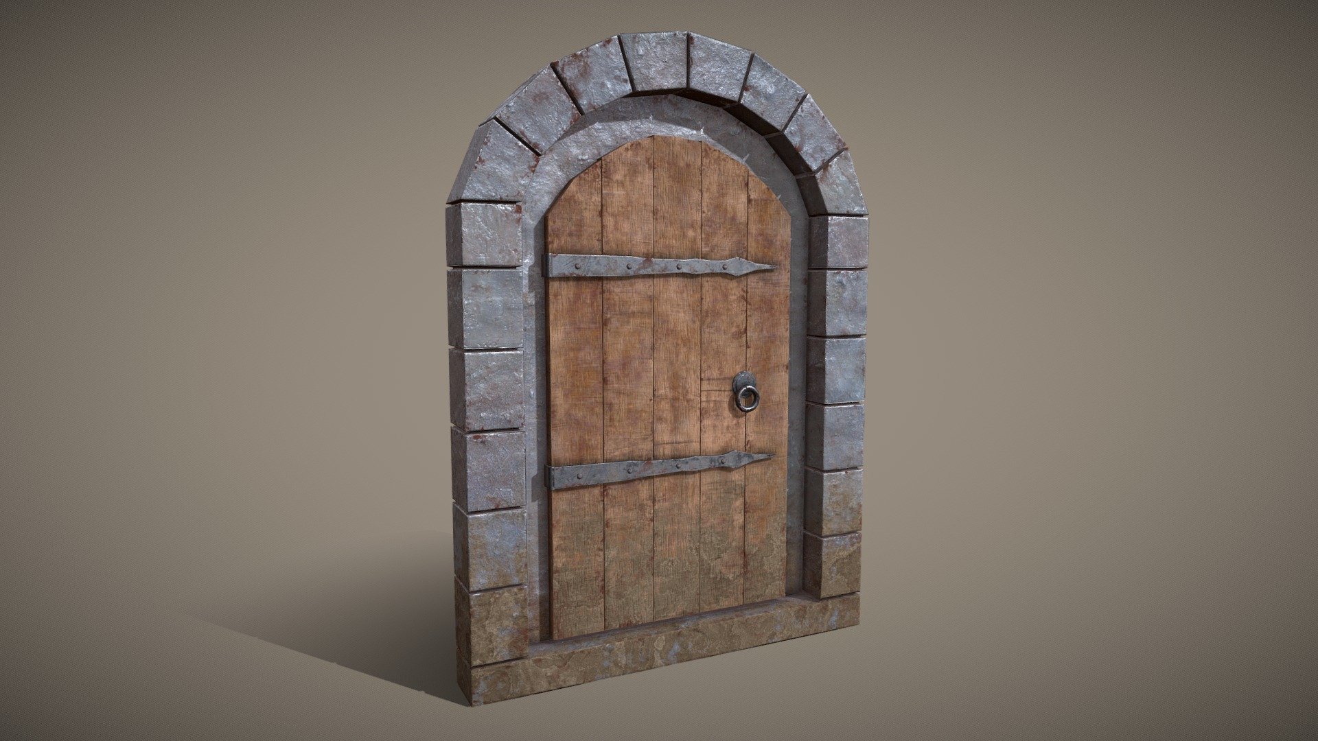 Medieval Door - Download Free 3D model by Darren McNerney 3D ...