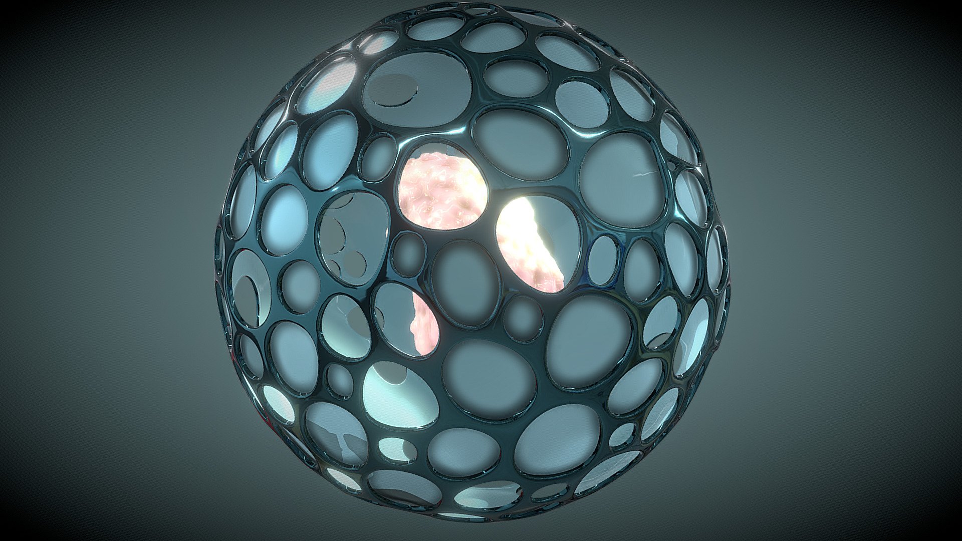 Organic Planet with inner core 🪨 - Buy Royalty Free 3D model by smice ...