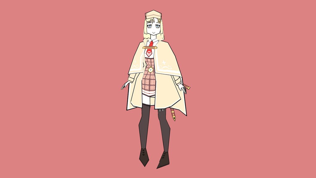 Lowpoly Hololive - A 3D model collection by 風籟_Furai (@FuraiConcept) - Sketchfab