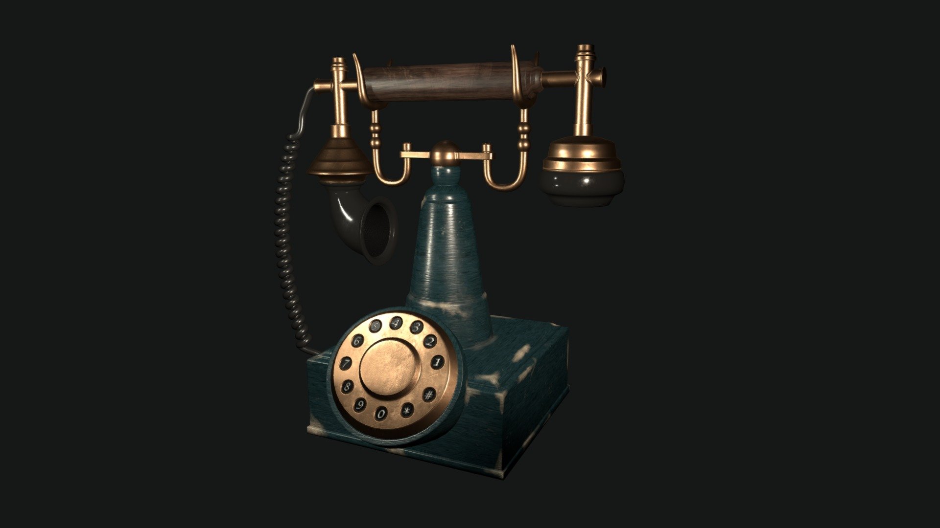 Old Phone - 3D model by Alan_Ruffin (@AwoL_03) [038ec12] - Sketchfab