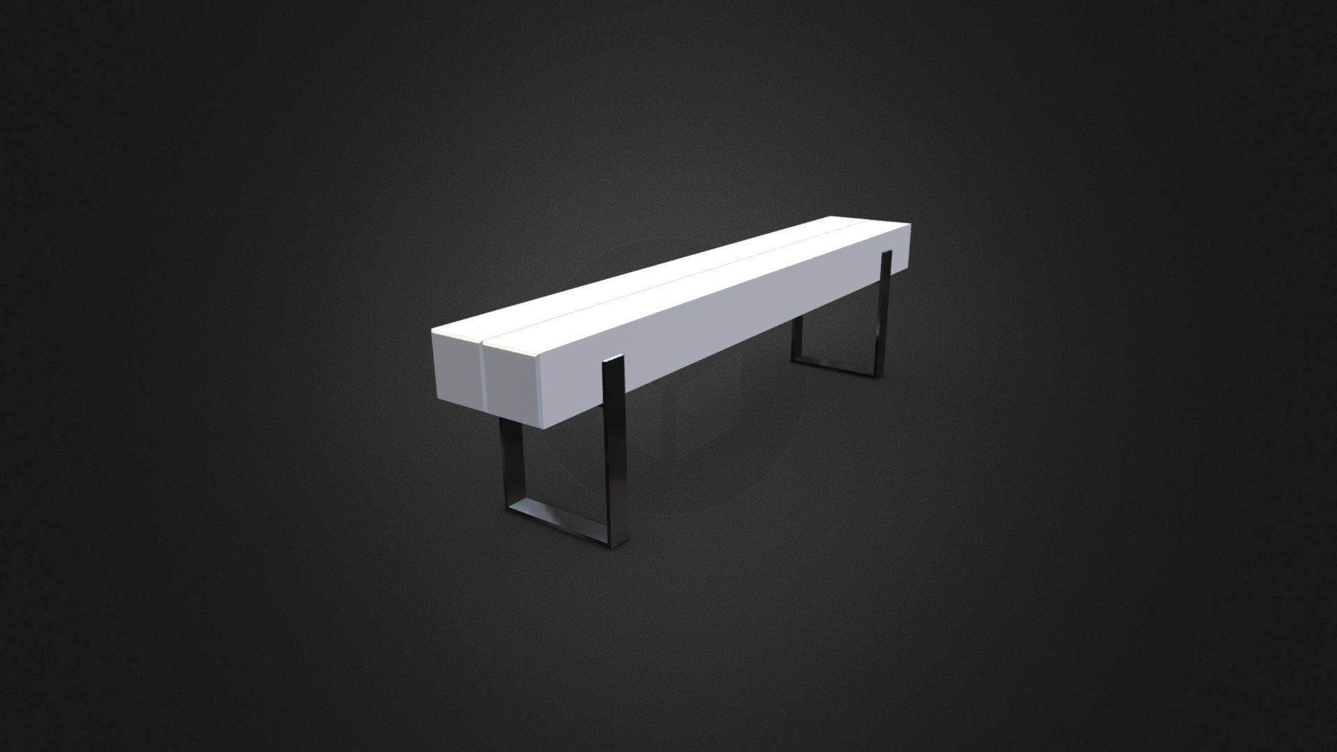 Bench H - Download Free 3D model by HDK_Objetos [03901f3] - Sketchfab