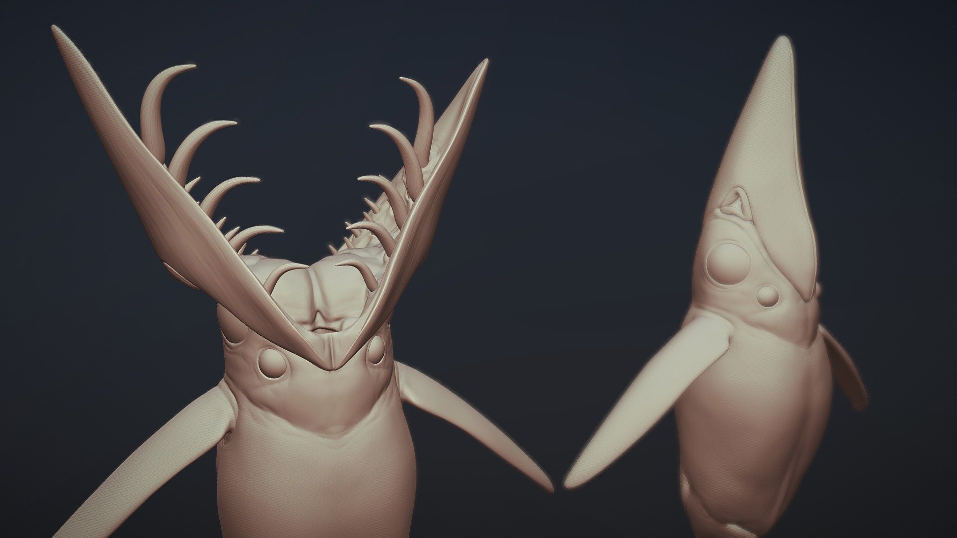 Alien Penguin - 3D model by Lekalo (@lekaloable) [0390889] - Sketchfab