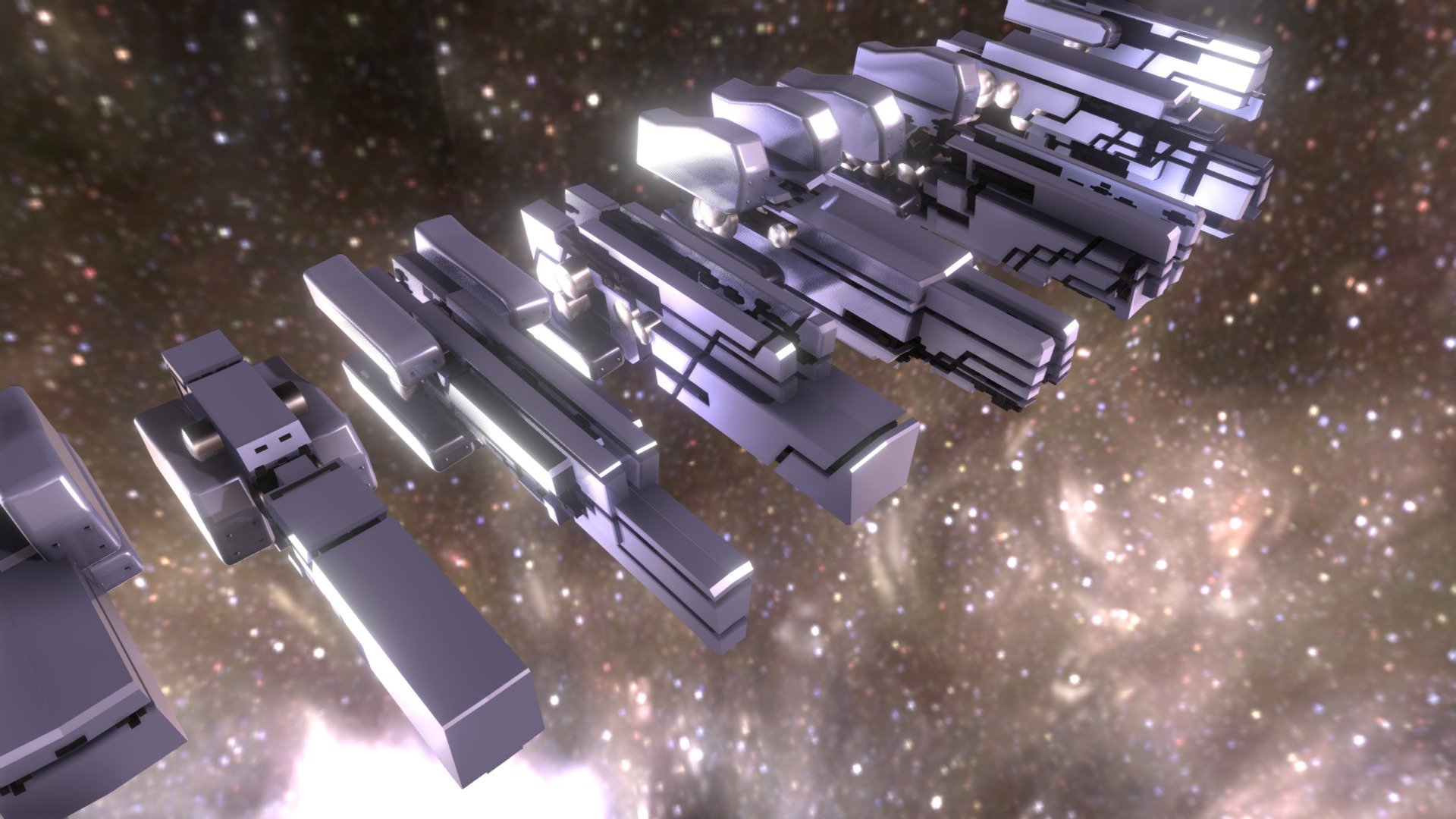Boxy Spaceship Generator - Download Free 3D model by dudecon [0392d33 ...