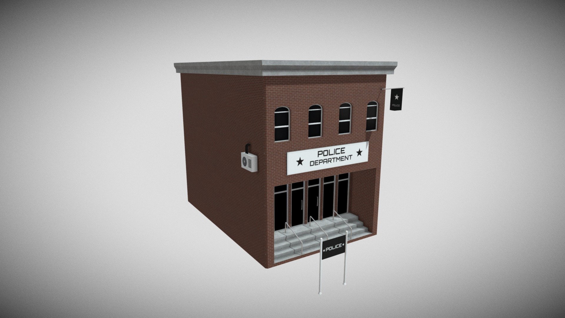 Police Department - 3D model by studio-king [0394736] - Sketchfab