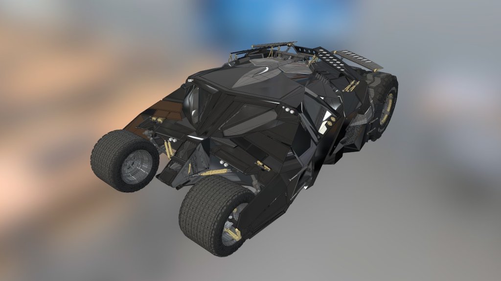 Batman tumbler - 3D model by llllline [039507a] - Sketchfab