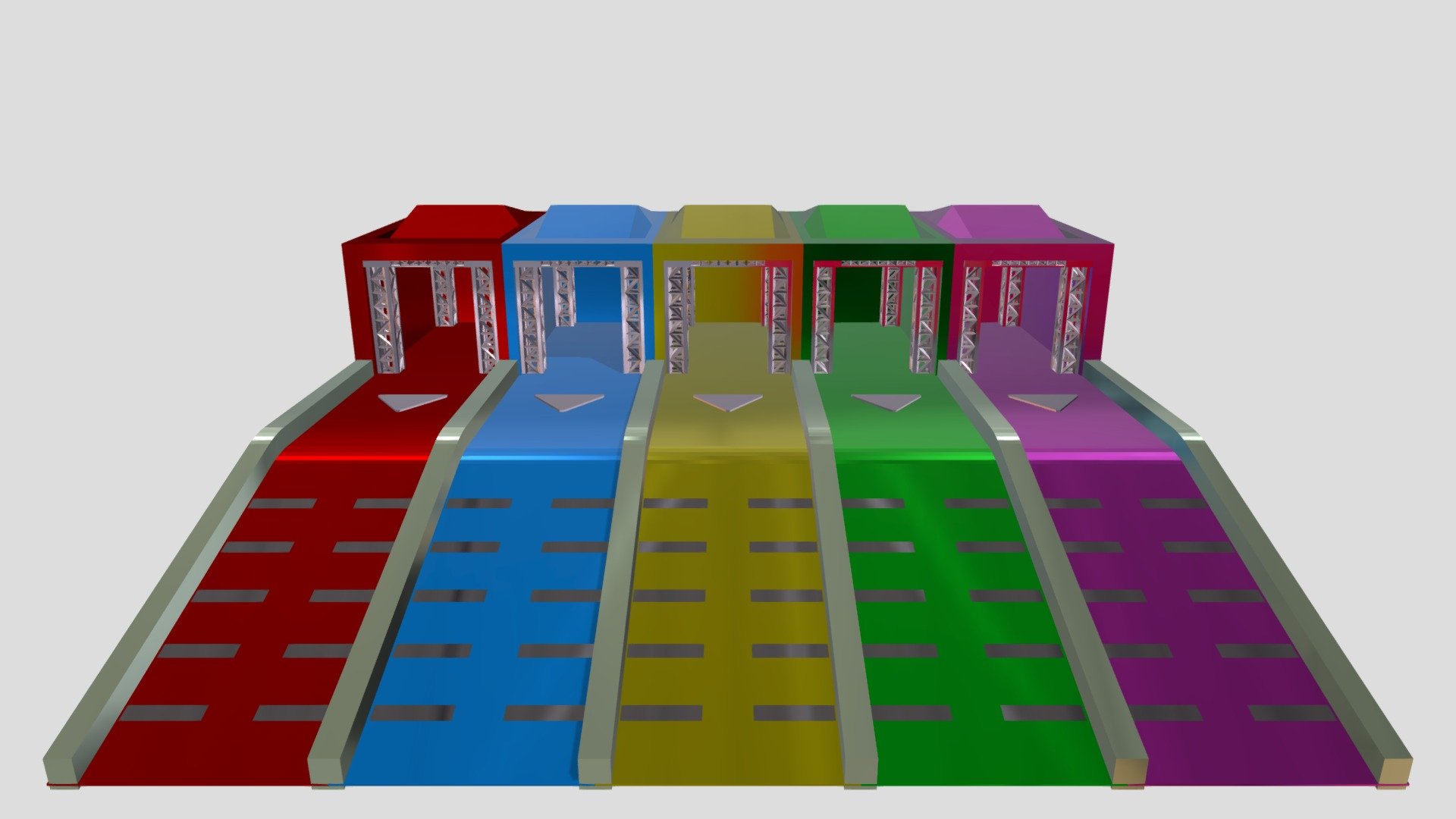 Stage Garage Game Ready Low Poly - 3D model by farmerkun [0395b6d ...
