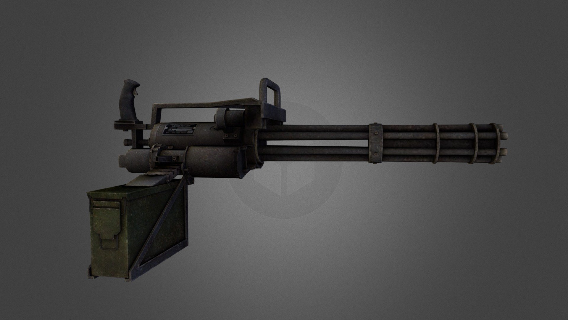 L4D_minigun - 3D model by UltraKill [0399d83] - Sketchfab
