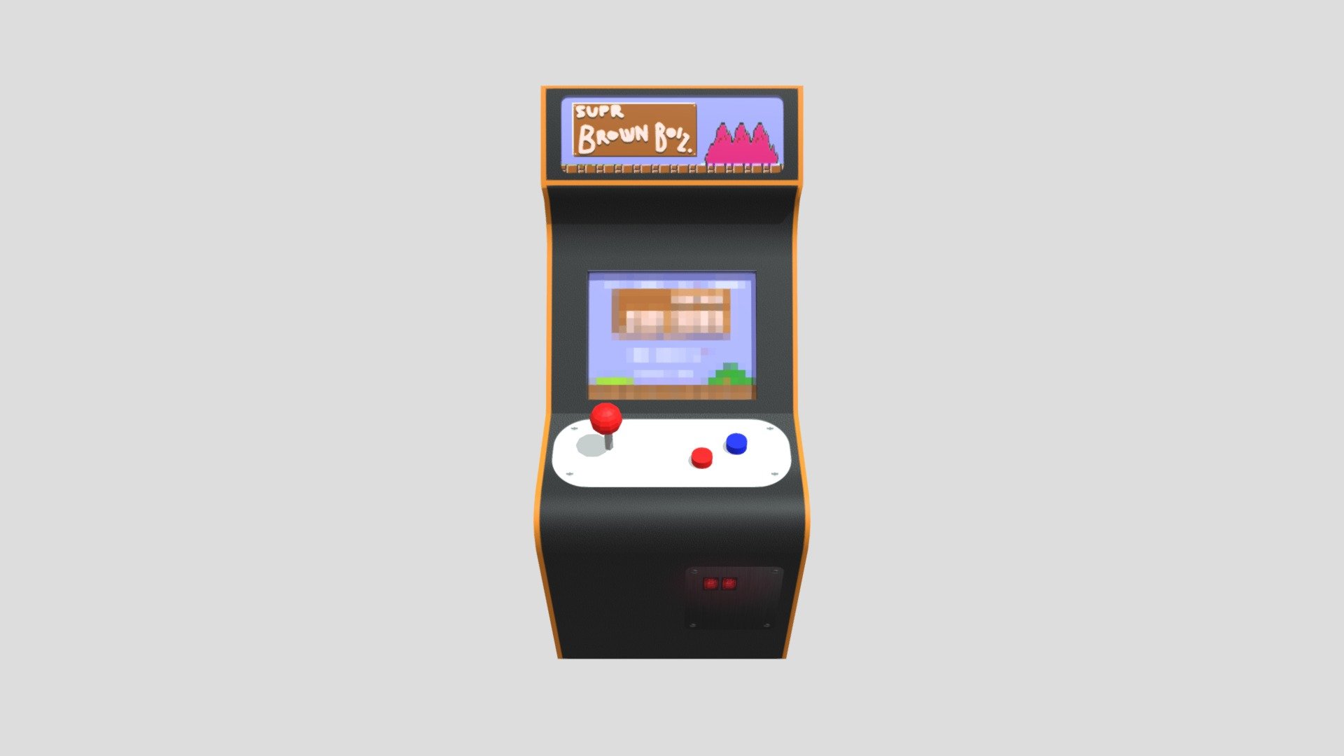 Arcade machine final - 3D model by koriginalz [039add5] - Sketchfab