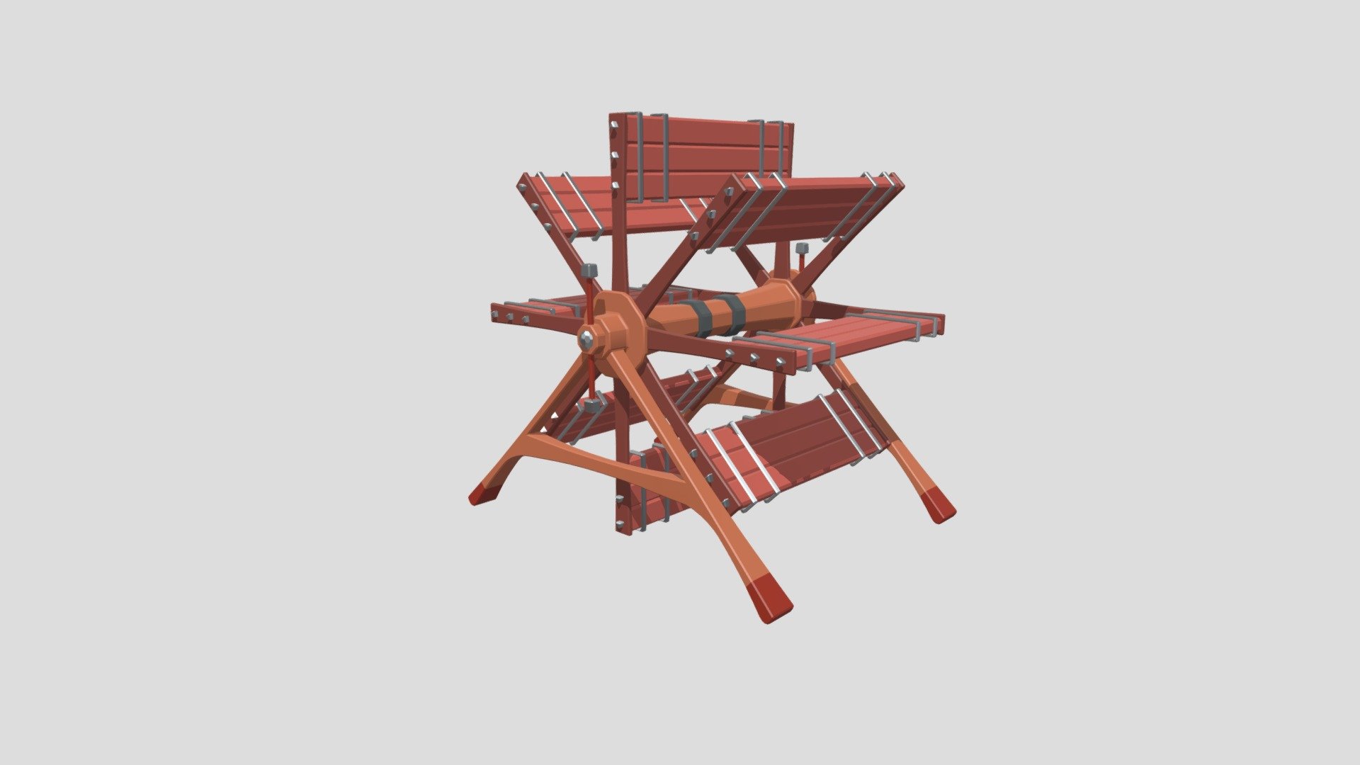 Low Poly Paddle-Wheel - 3D model by Pedro_Braiti [039b49f] - Sketchfab