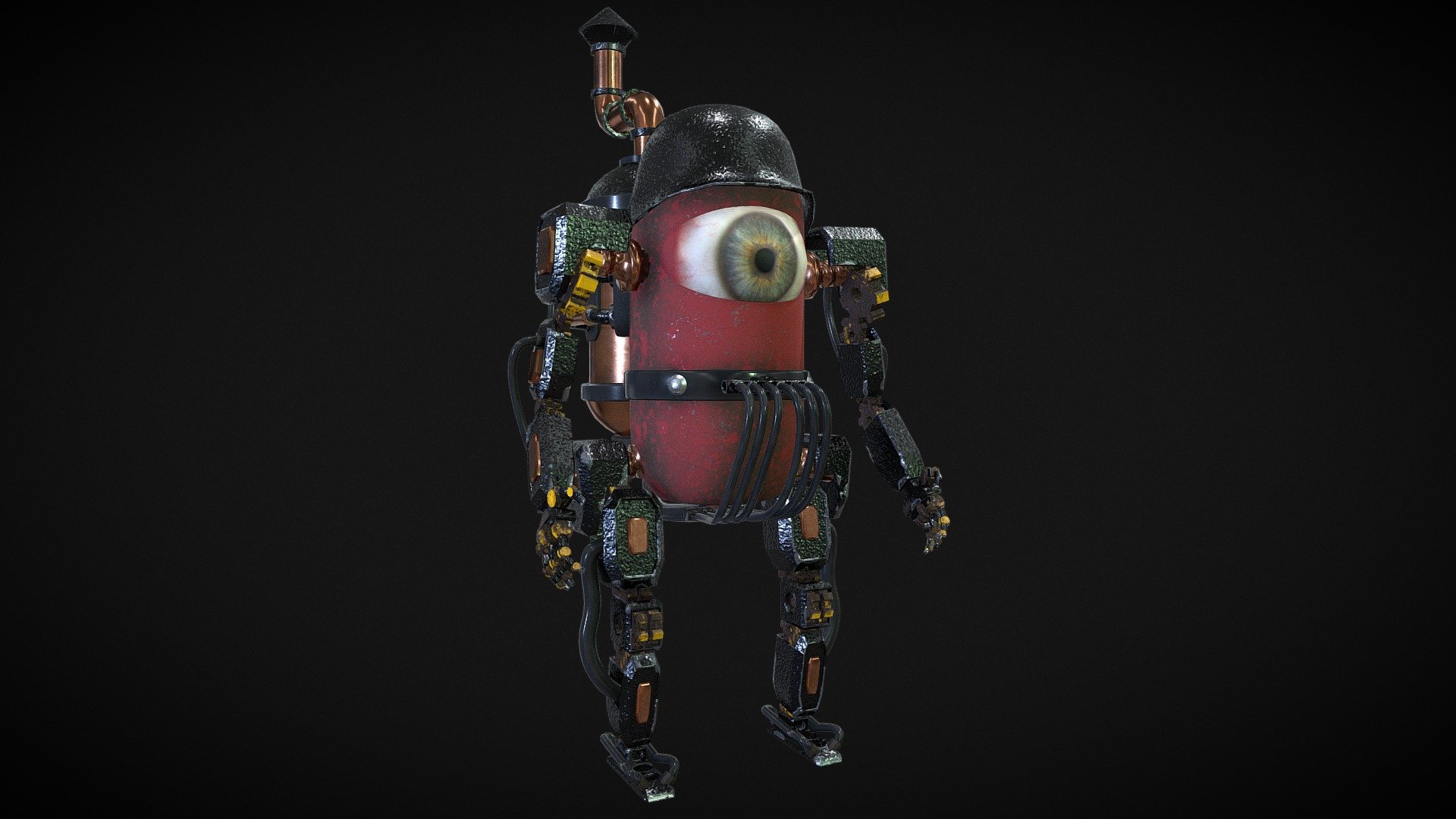 Toy Maschine Robotic char - Buy Royalty Free 3D model by WIVEX ...