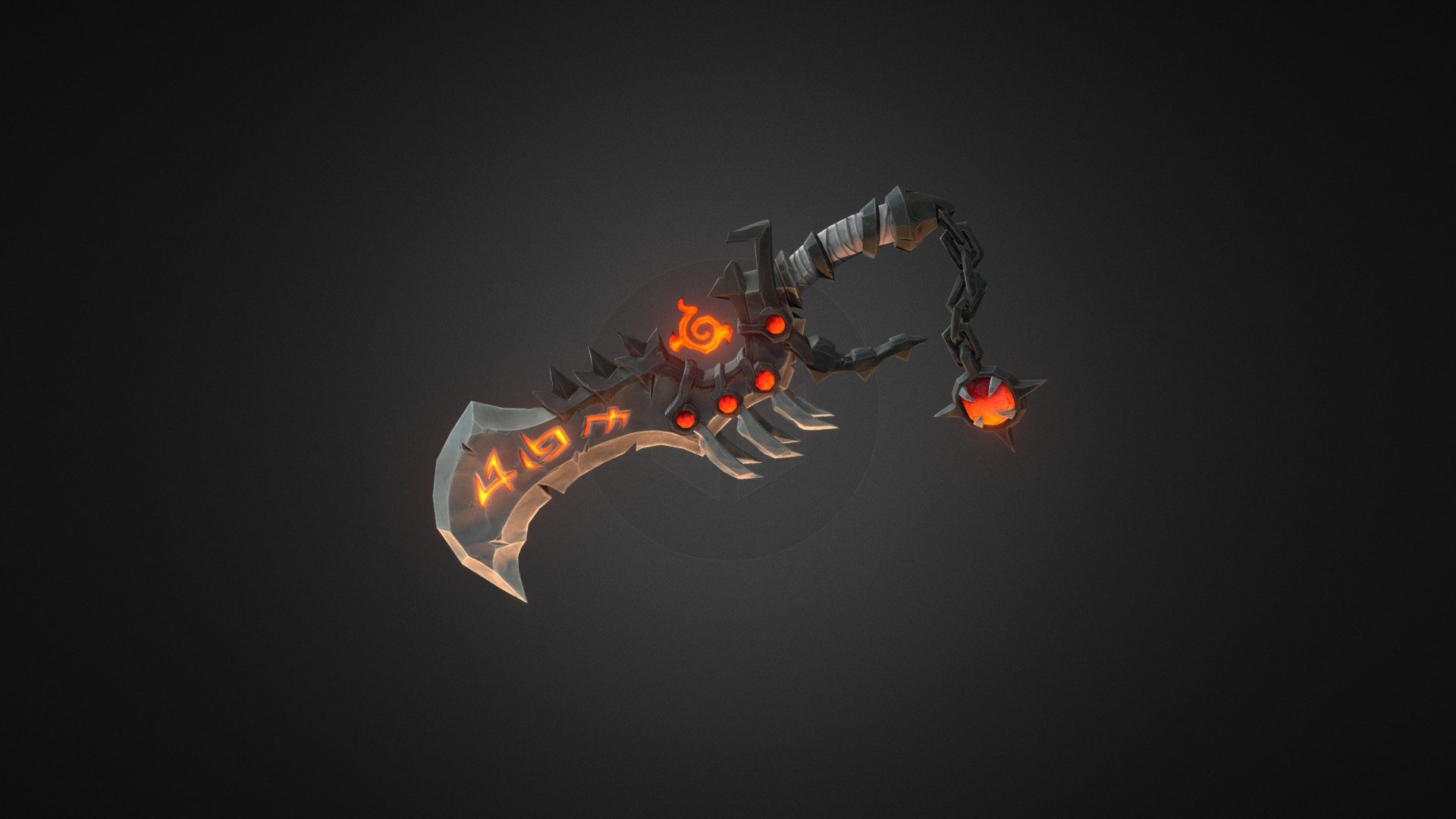 WoW dagger fan art - 3D model by Minnuhhh [039db06] - Sketchfab