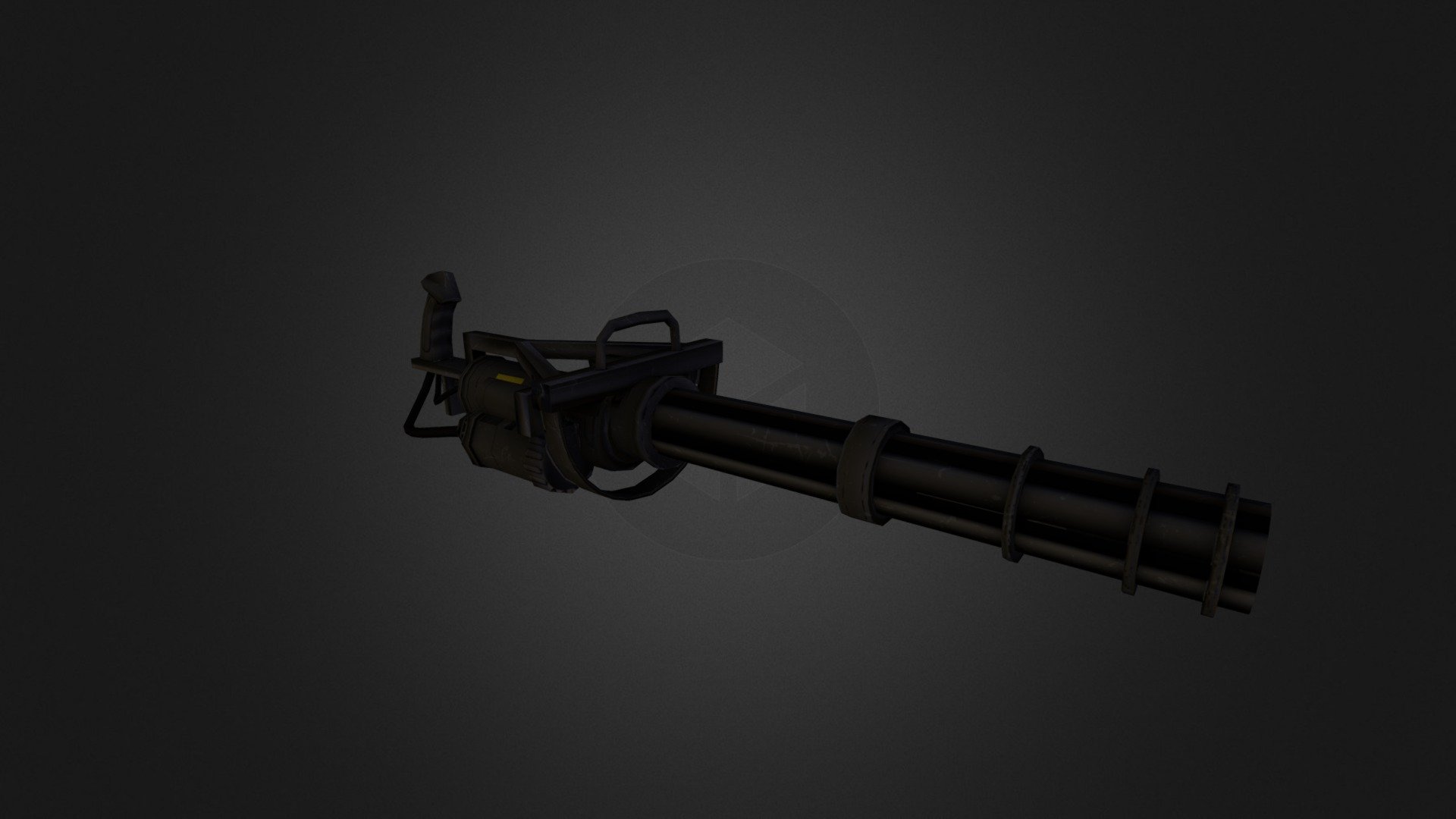 Minigun - 3D model by Алексей Кузнецов (@leeroy51) [039ddc2] - Sketchfab