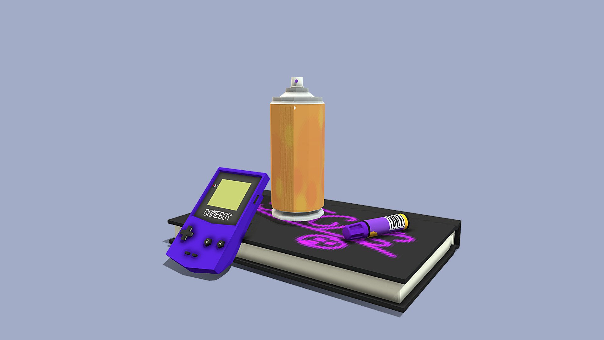 Low Poly 90s - Download Free 3D model by Gregor (@Gregor_CZ) [039fbf7 ...