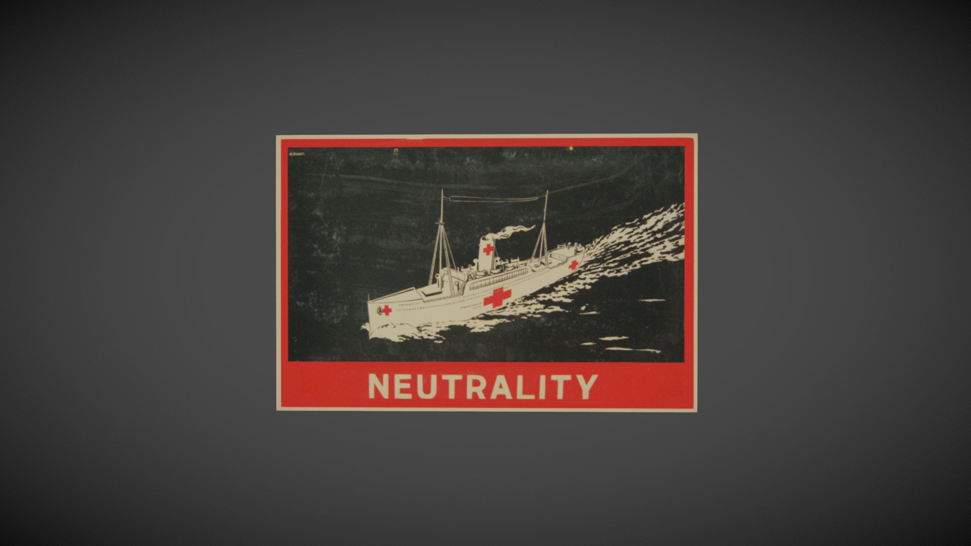 Junior Red Cross posters: Neutrality - 3D model by iainmoss [03a26c1 ...