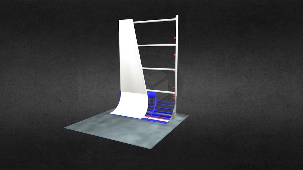 Cyklorama / Cyclorama / Cyc Wall / Infinity Wall - A 3D model ...