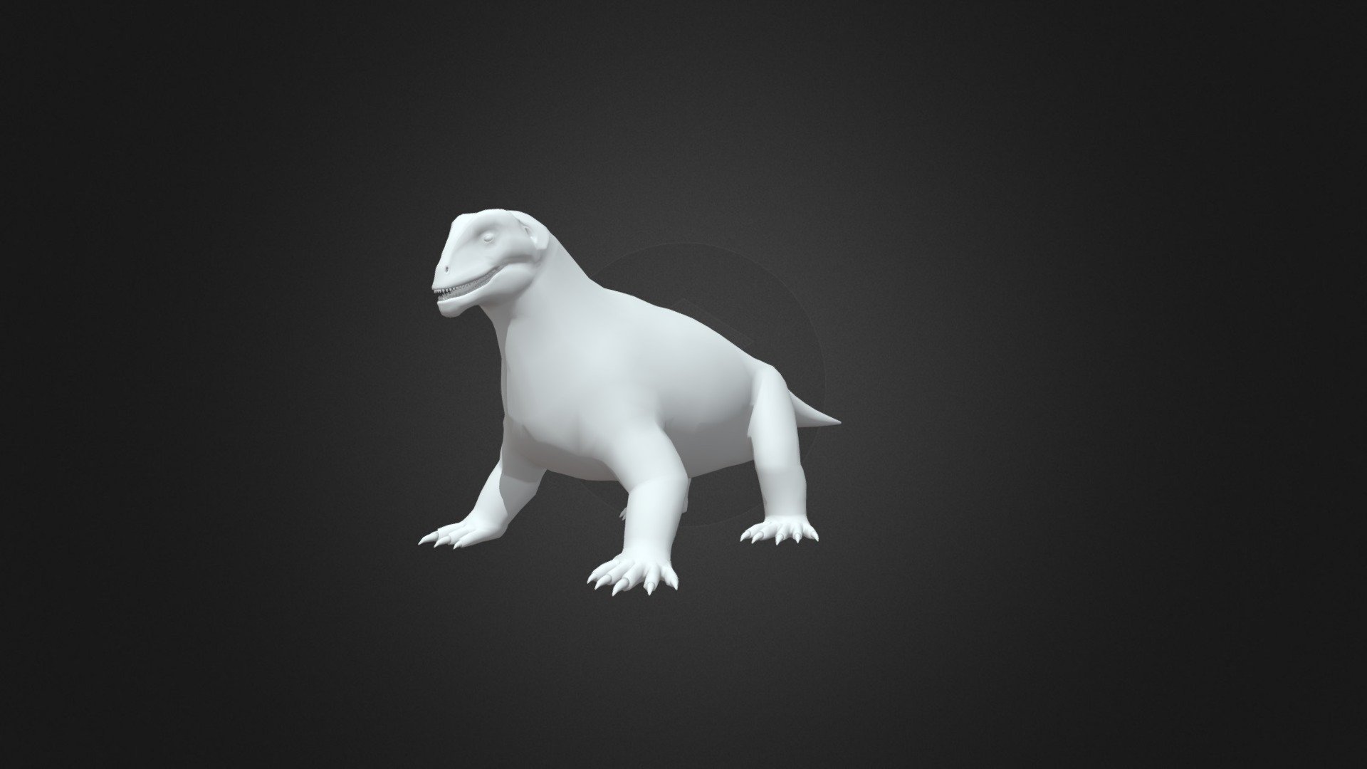 Moschops (Moschops capensis) - 3D model by Quentin MIOSSEC (@Miosentin ...