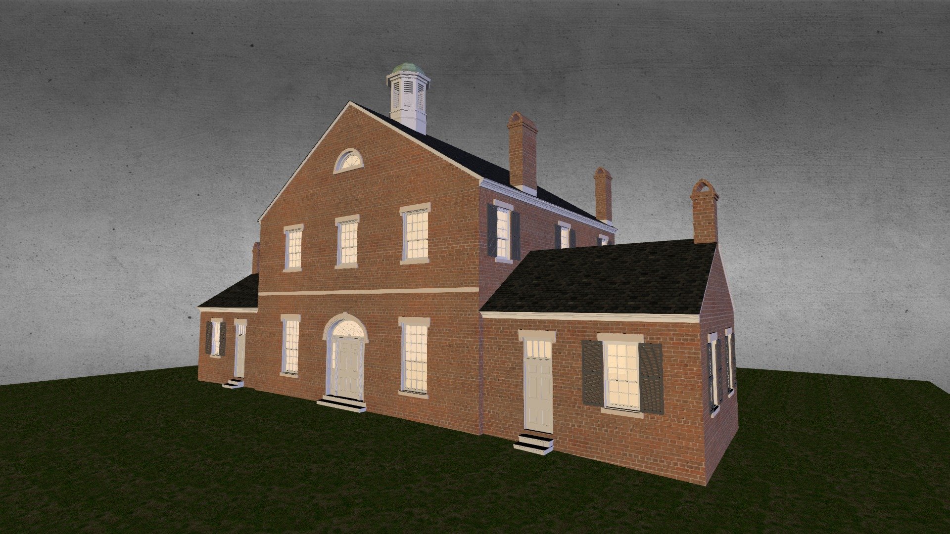 Courthouse - 3D model by porttobacco [03a5a8a] - Sketchfab