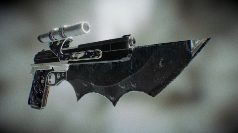 Blade gun - 3D model by Chuudy (@krzywol10) [03a63b1] - Sketchfab