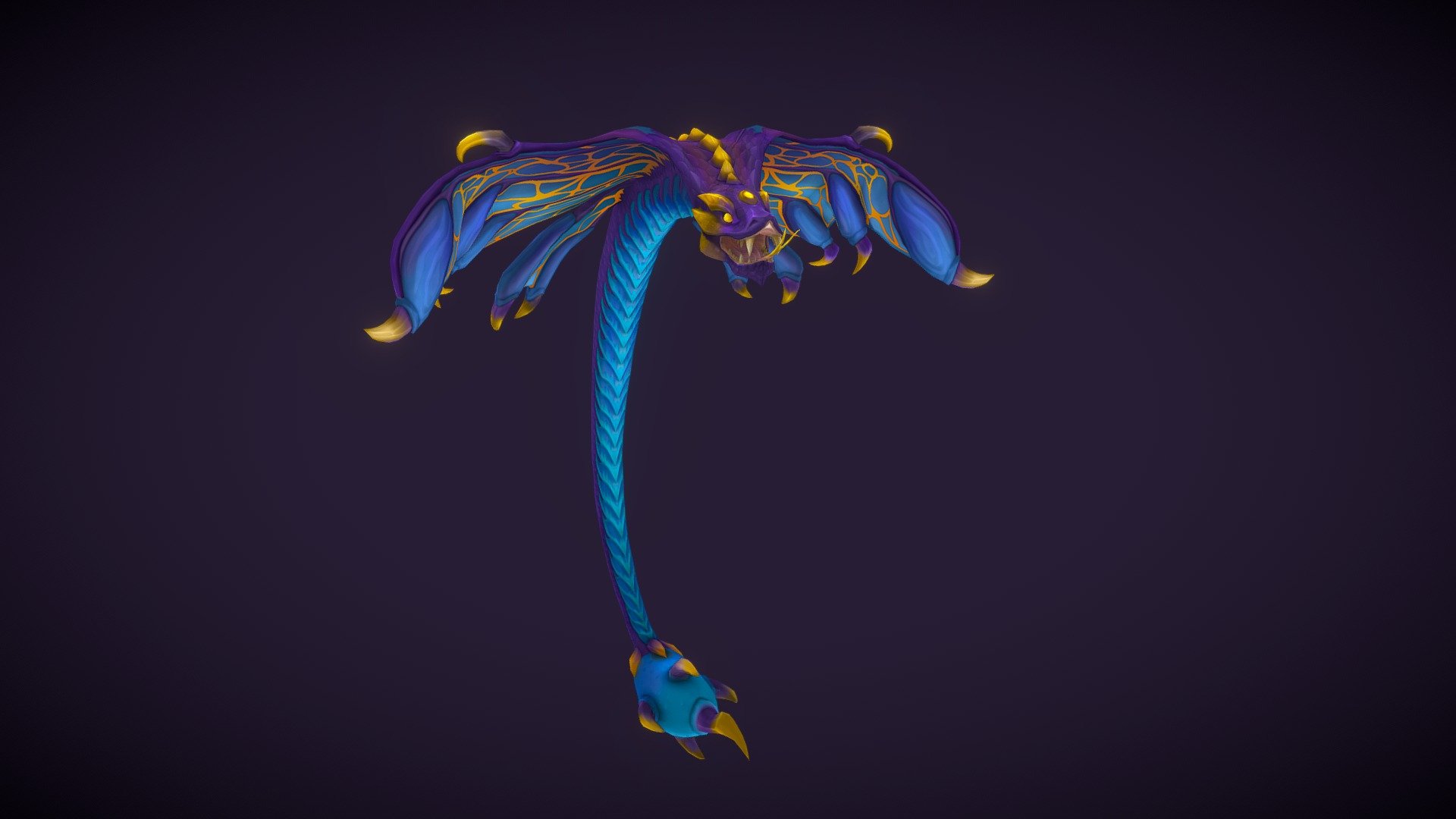 Stylized Swamp Viper - 3D model by N-hance Studio (@Malice6731 ...