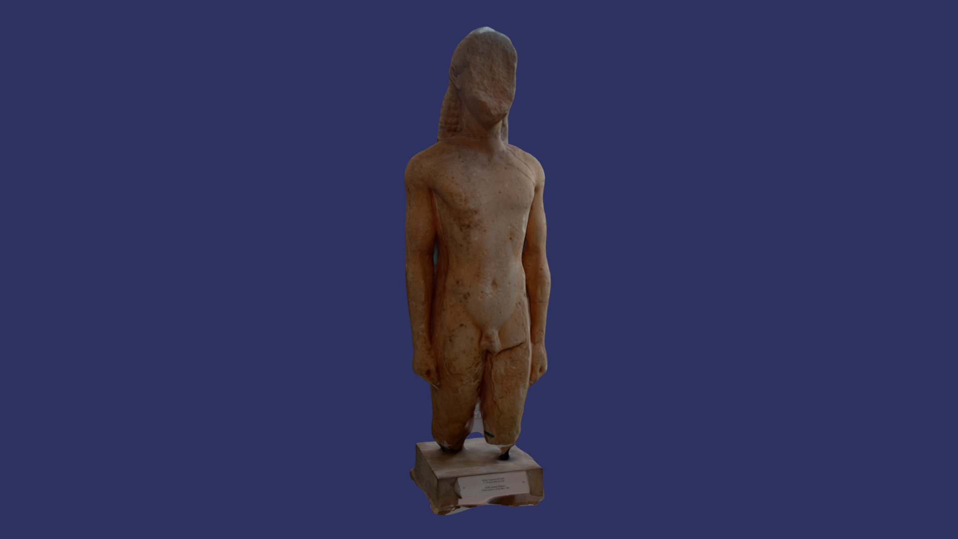 Kouros - 3D model by georgia.liapi [03a7536] - Sketchfab