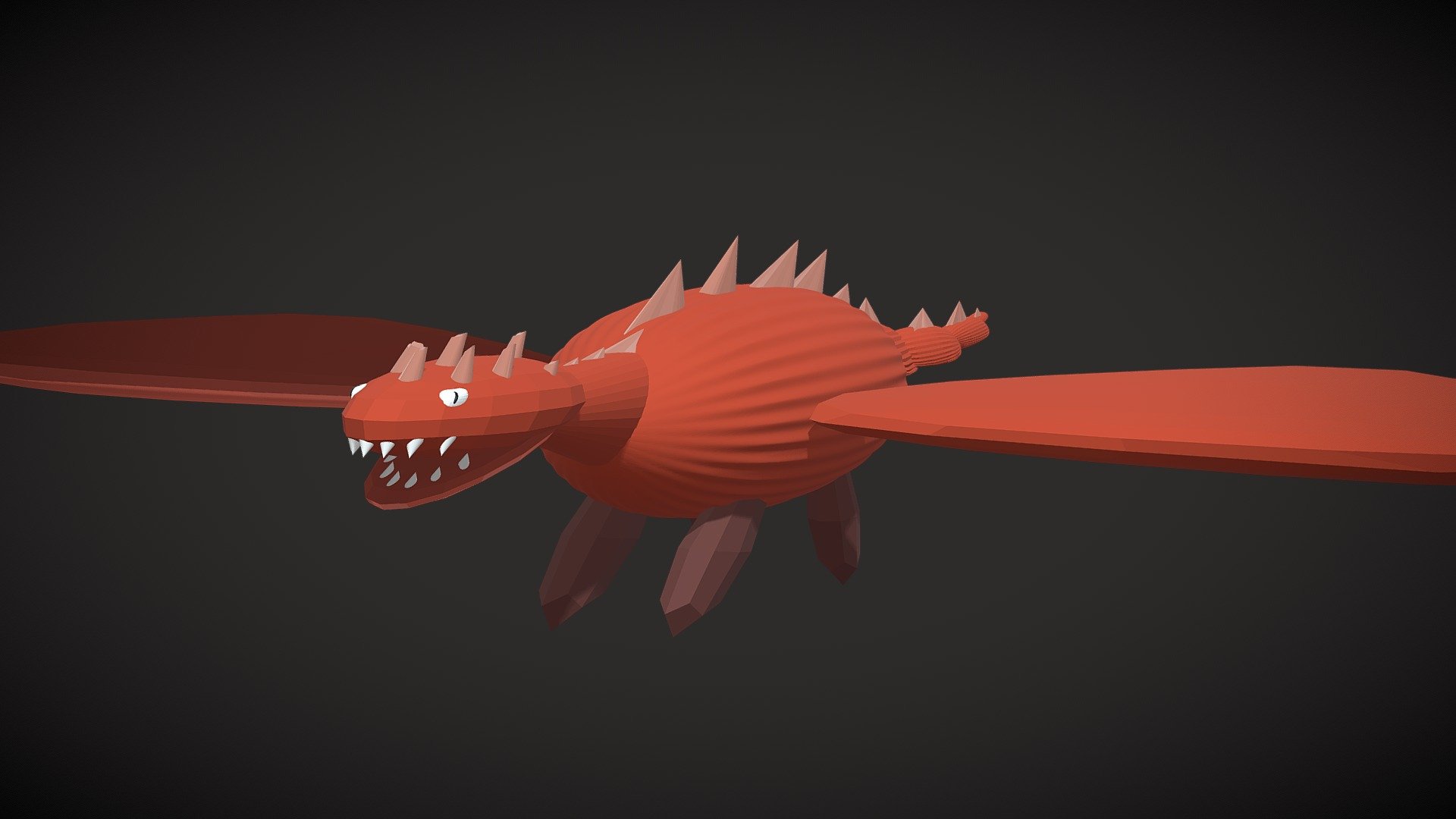 Low Poly Dragon - Download Free 3D model by pietro.nardelli [03a75de ...