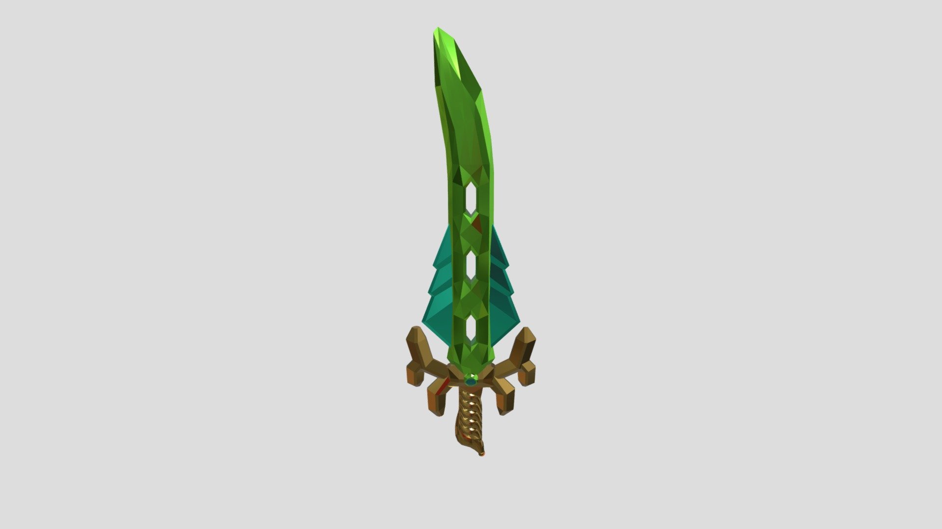 Terrablade From Terraria In Low Poly - Download Free 3D model by Azgar ...